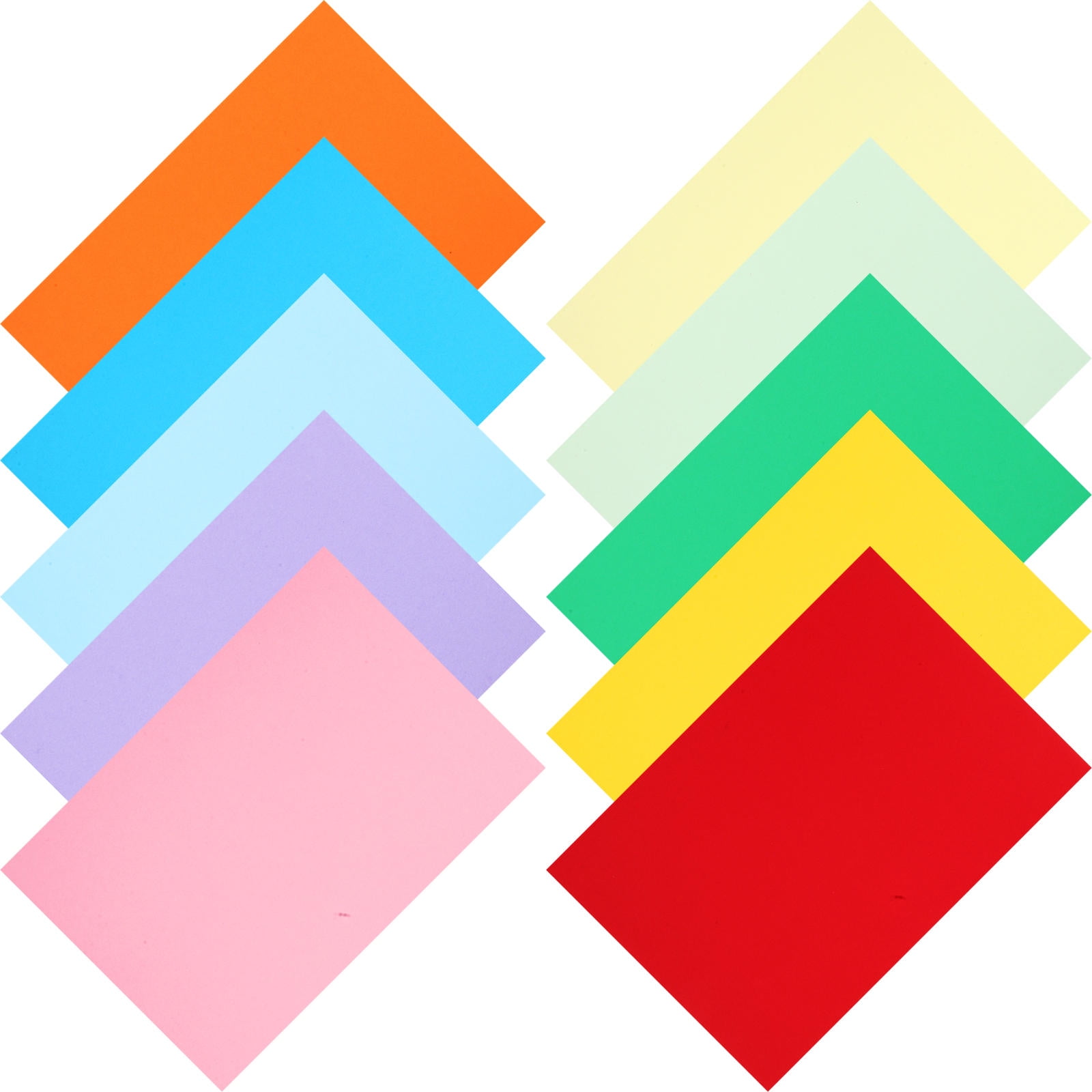 HOMEMAXS 50 Sheets Colored Cardstock Lightweight Construction Paper For ...