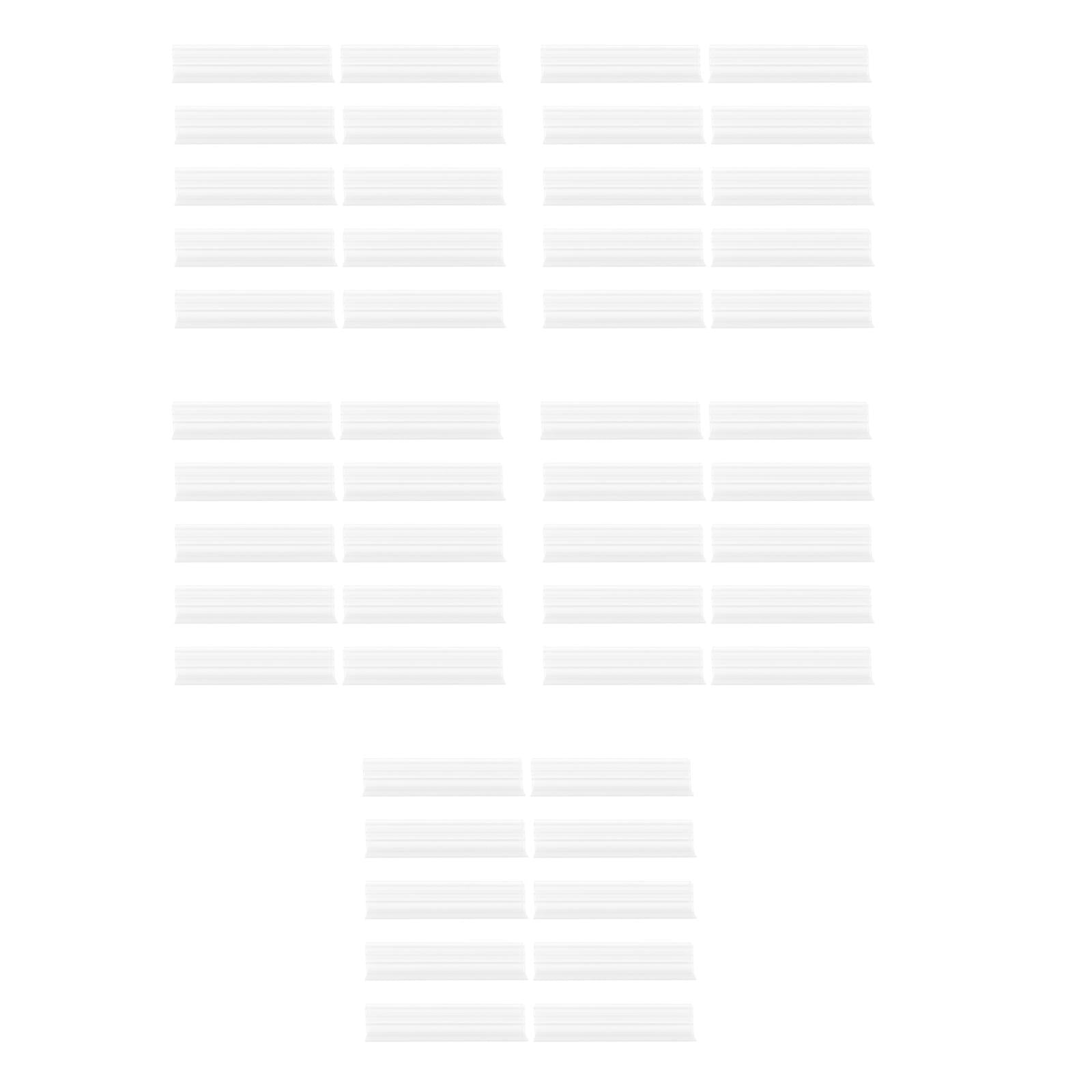 HOMEMAXS 50 pcs Countertop Shelf Label Holders Retails Shelves Label ...