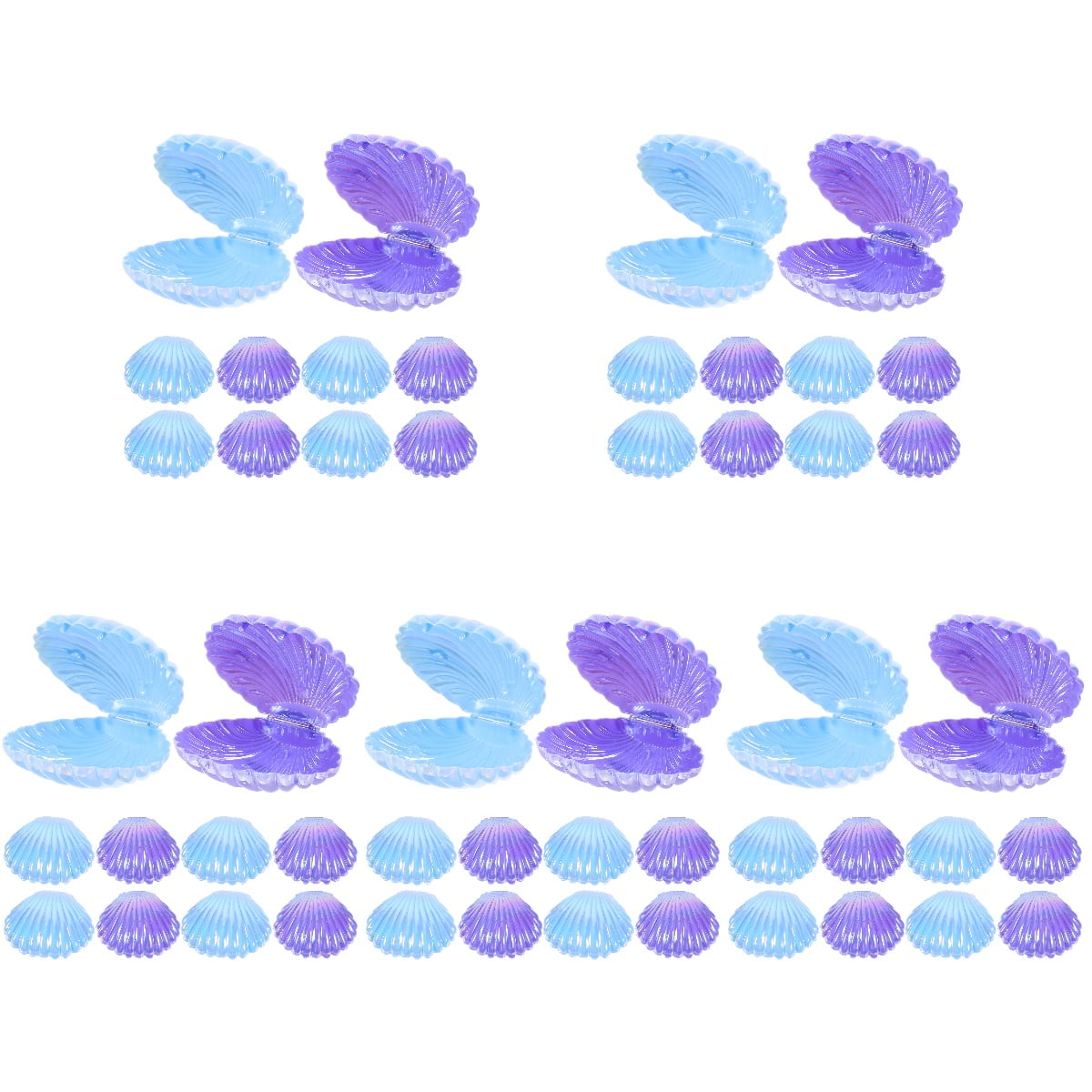 HOMEMAXS 50 pcs Shell Shape Candy Boxes Wedding Gift Cases Cute ...