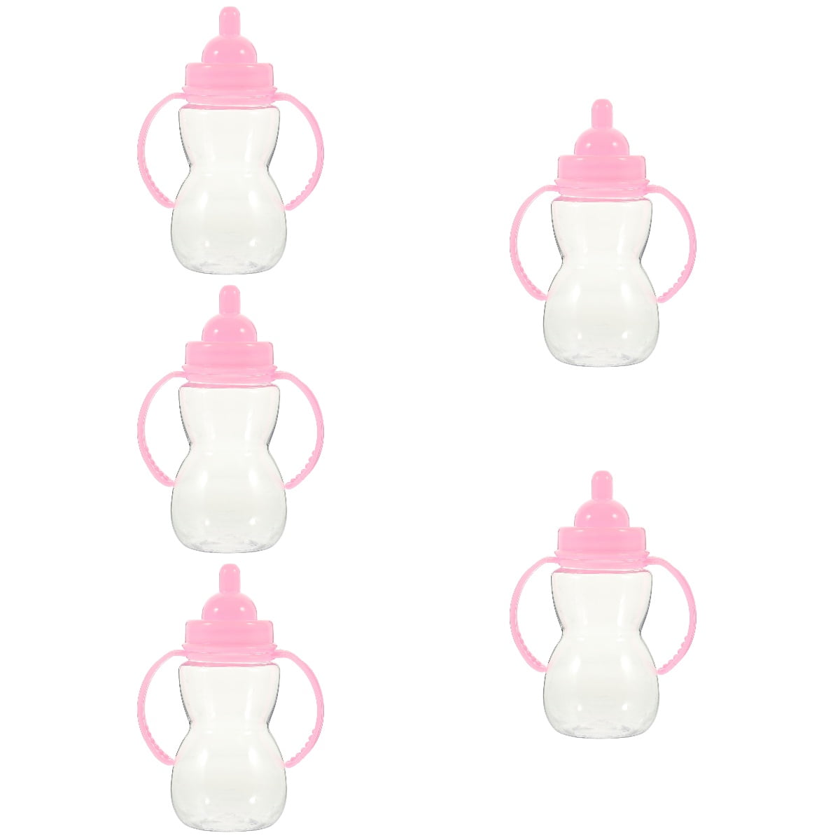 HOMEMAXS 50 pcs Small Baby Bottle Model Pretend Play Toy Baby Doll Milk ...