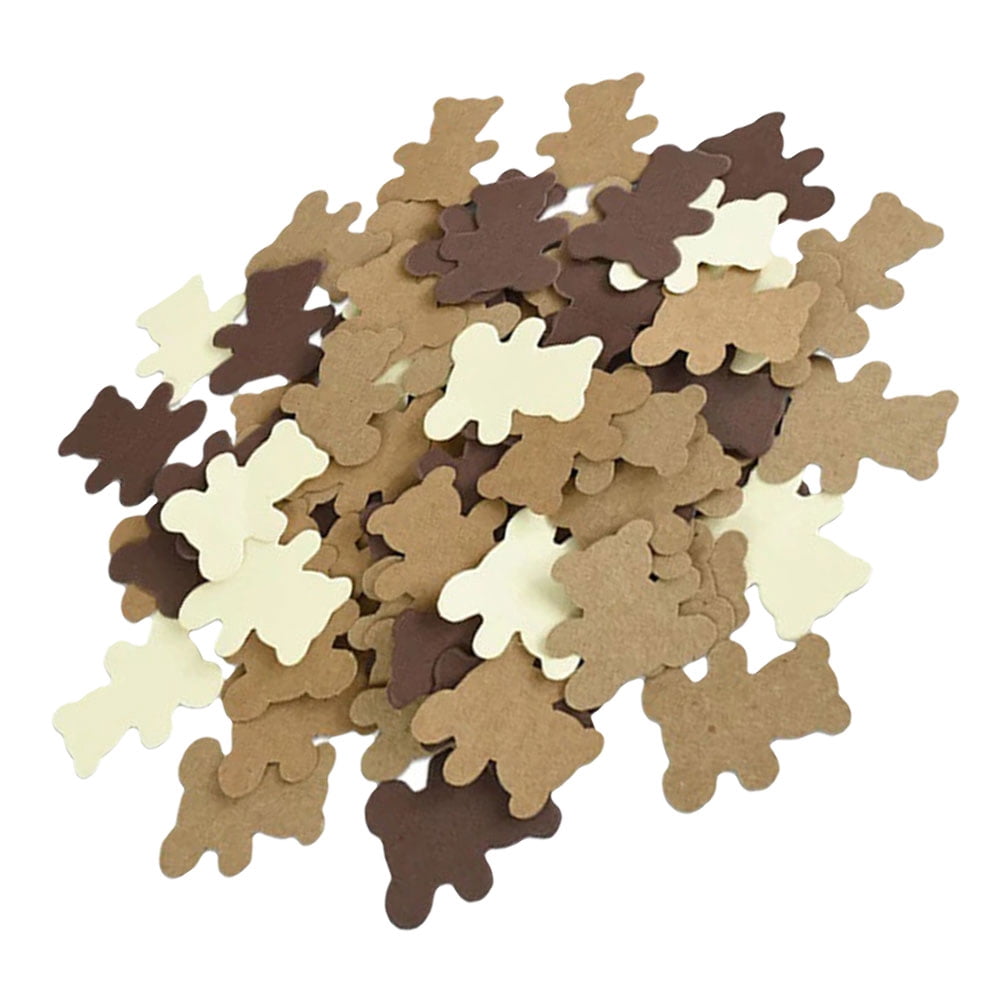 Colorful Bear Shaped Confetti for Party Decorations Baby Shower Scatter ...