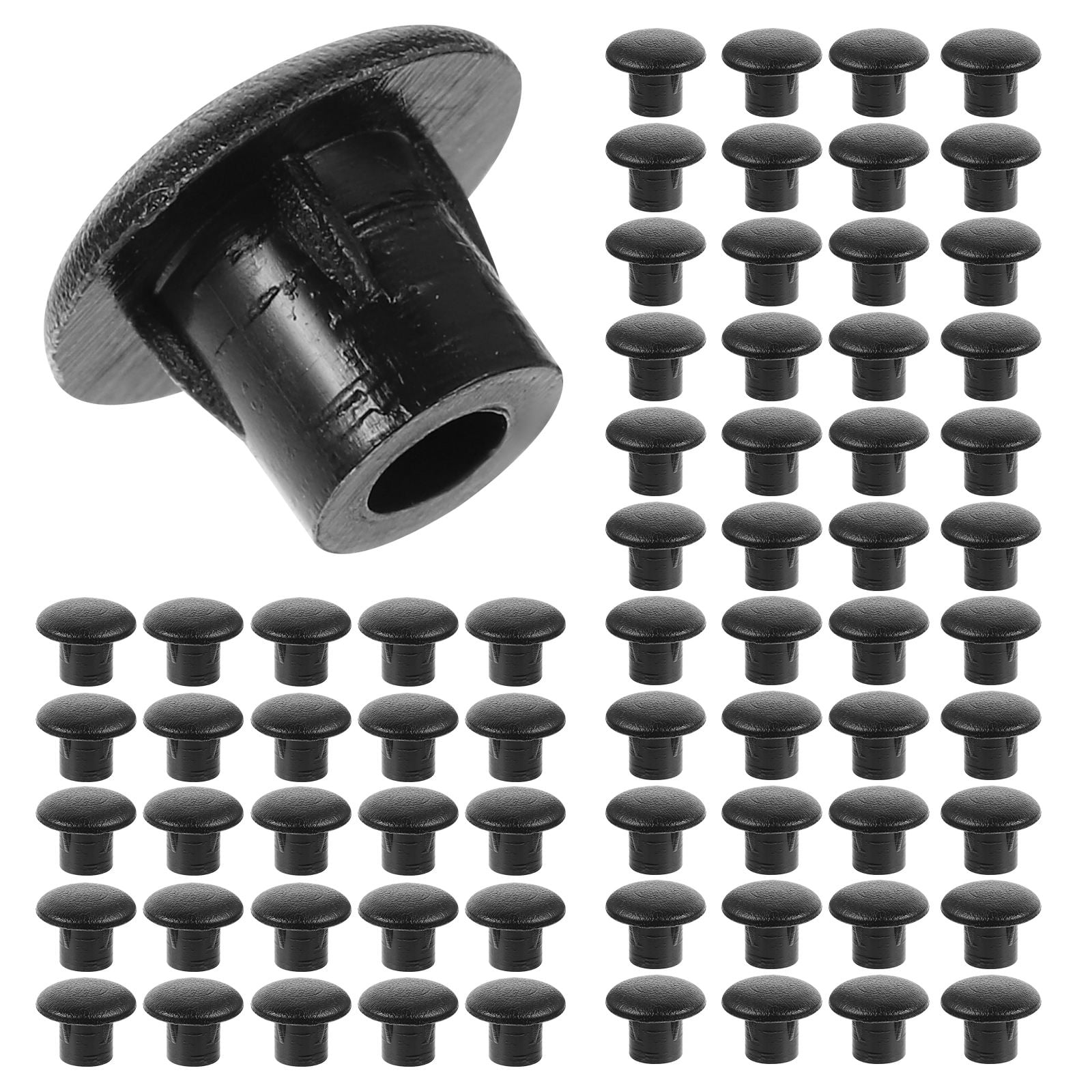 HOMEMAXS 500 Pcs Plastic Screw Hole Plugs Closet Table Furniture Caps ...