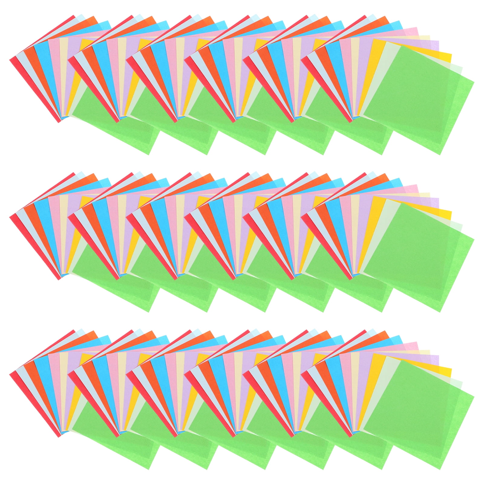 HOMEMAXS 500 Sheets Colorful Origami Multi Colored Handmade Paper Strip ...