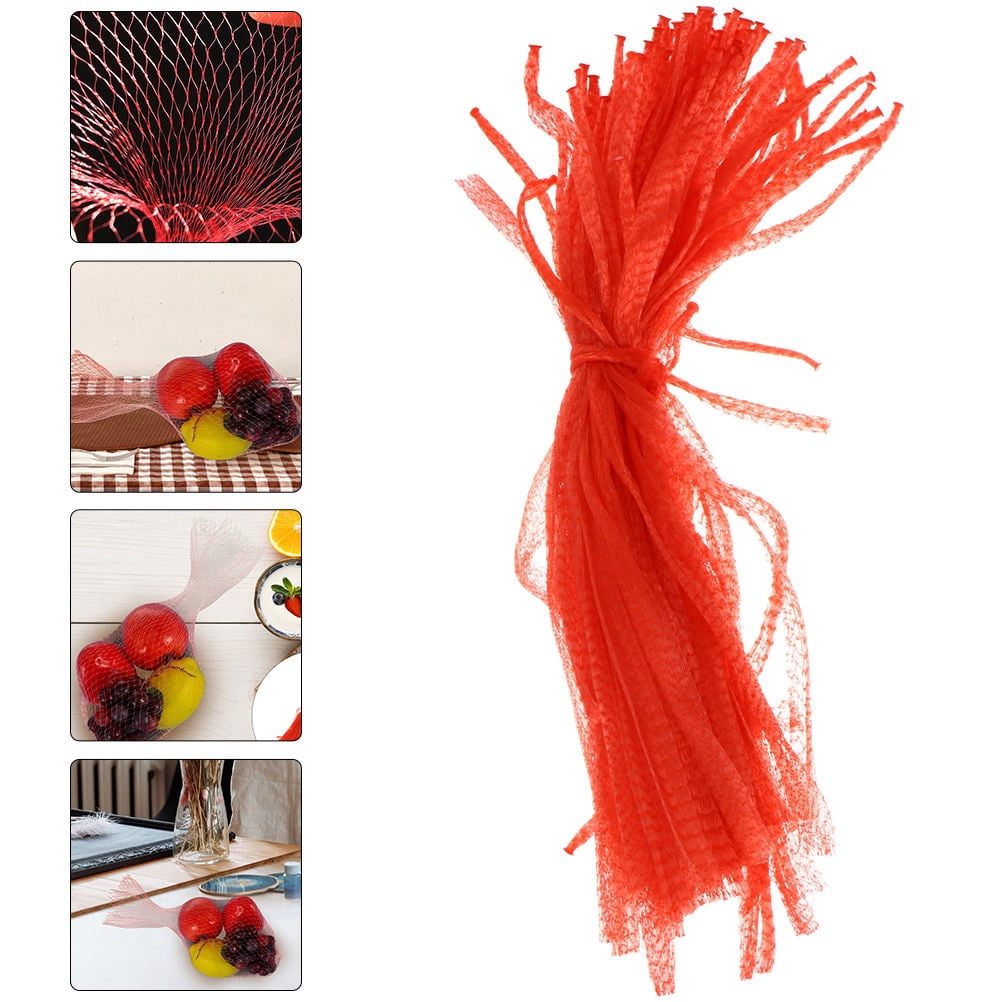 HOMEMAXS 50Pcs Mesh Bags for Vegetables Washable and Foldable for Home ...