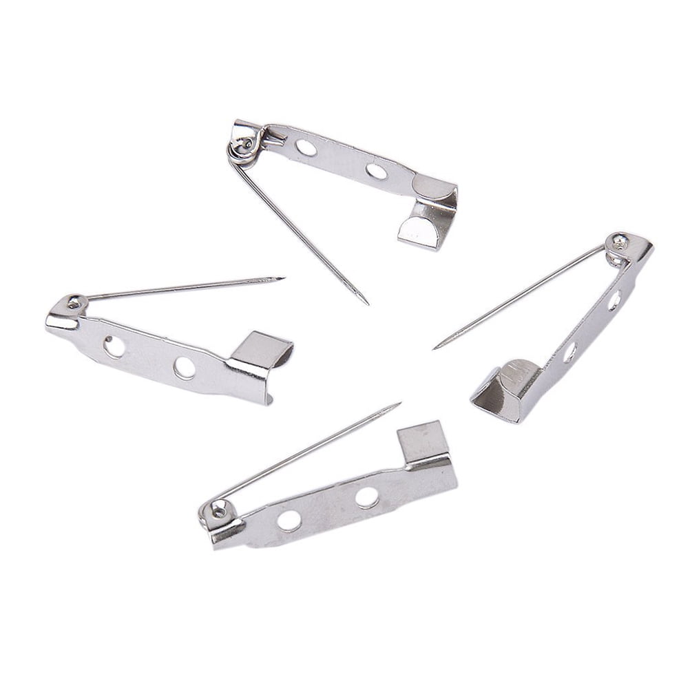 STRANDCHIC Brooches Safety Pin Silver 50Pcs - Walmart.com