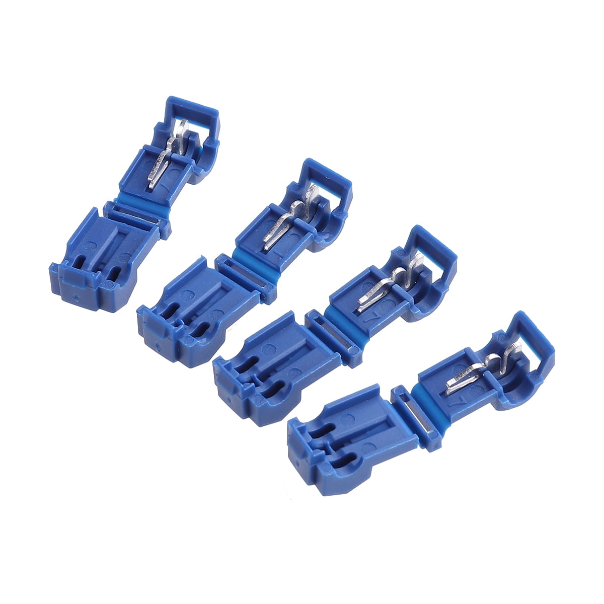 HOMEMAXS 50pcs Blue Quick Splice Wire Terminals & Male Spade Connectors ...