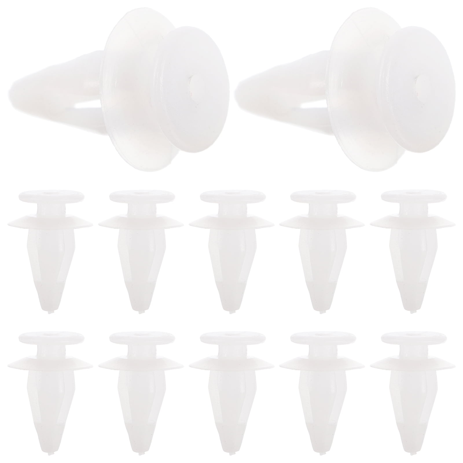 BEADCEST Automotive Wire Clips Car Door Panel Clips Plastic White 50pcs ...