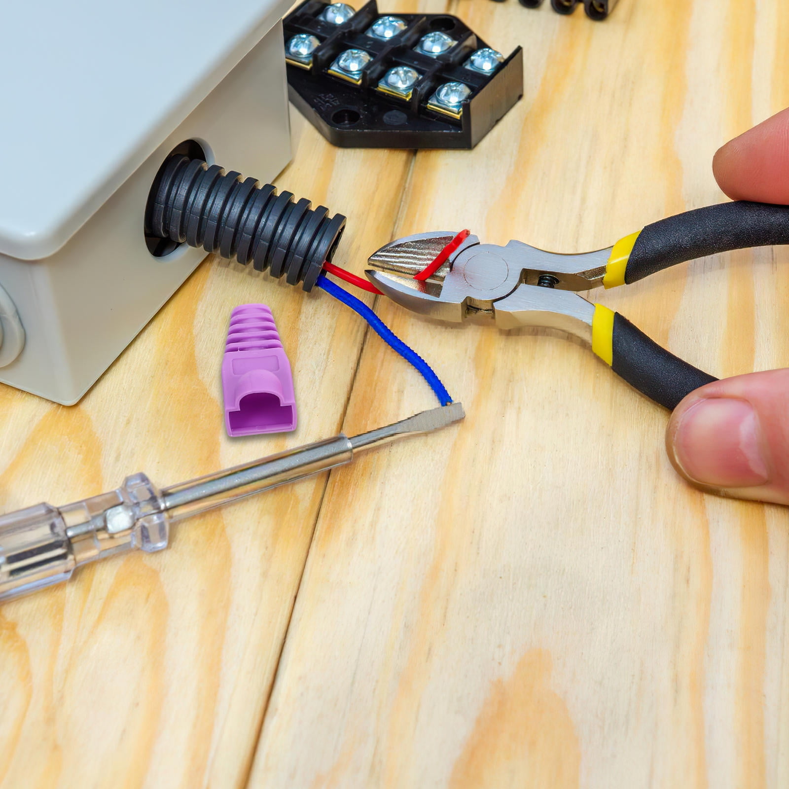 HOMEMAXS 50pcs Connector Protection Boots Cable Boot Shields Ethernet ...