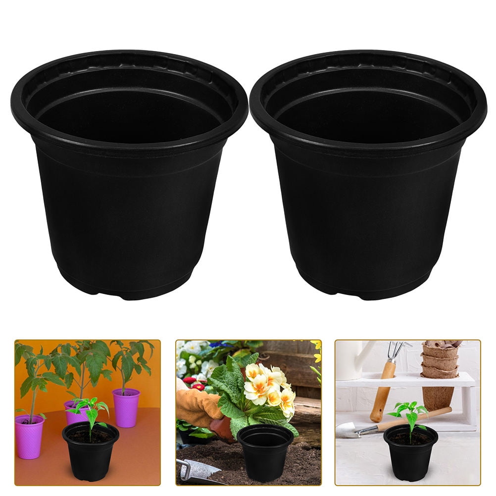 HOMEMAXS 50pcs Garden Pots Gallon Nursery Trade Pots Gallon Pots And ...