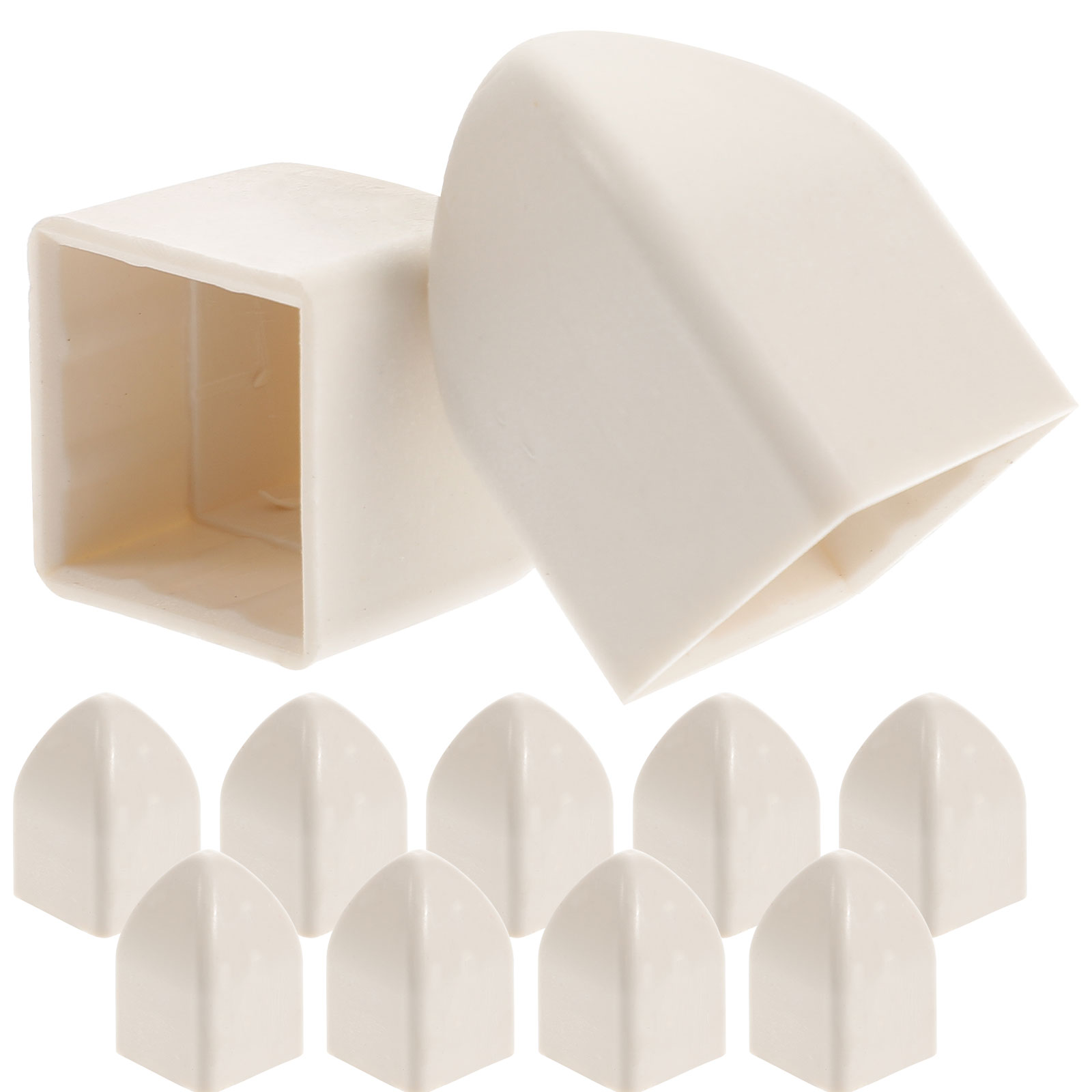 HOMEMAXS 50pcs Guardrail Cover Square Post Cap Railing Plastic Cover ...