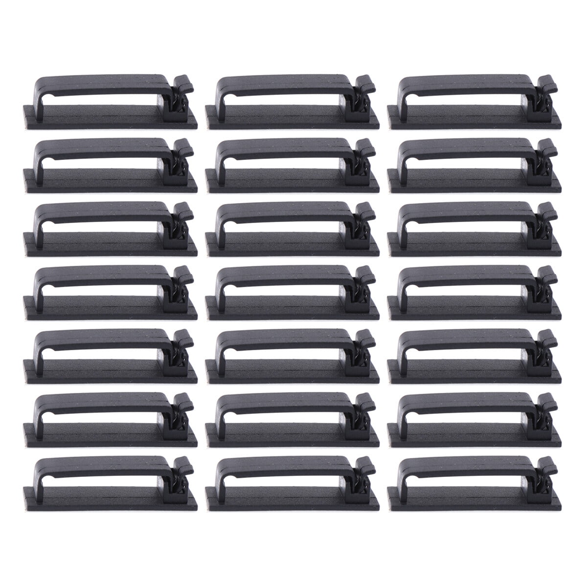 HOMEMAXS 50pcs Plastic Cable Tie Self Adhesive Wire Fixer Cord Cable ...