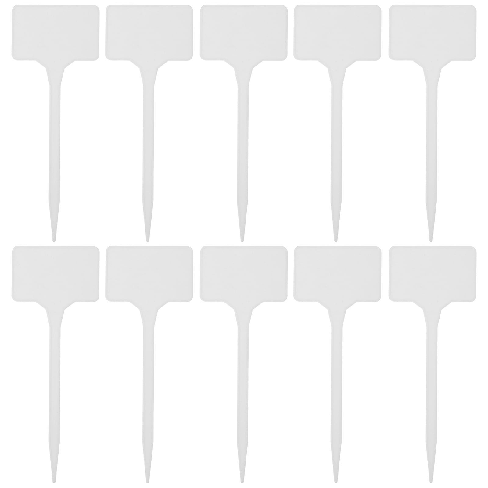 HOMEMAXS 50pcs Plastic Garden Plant Labels Plant Tags Plastic Plant ...