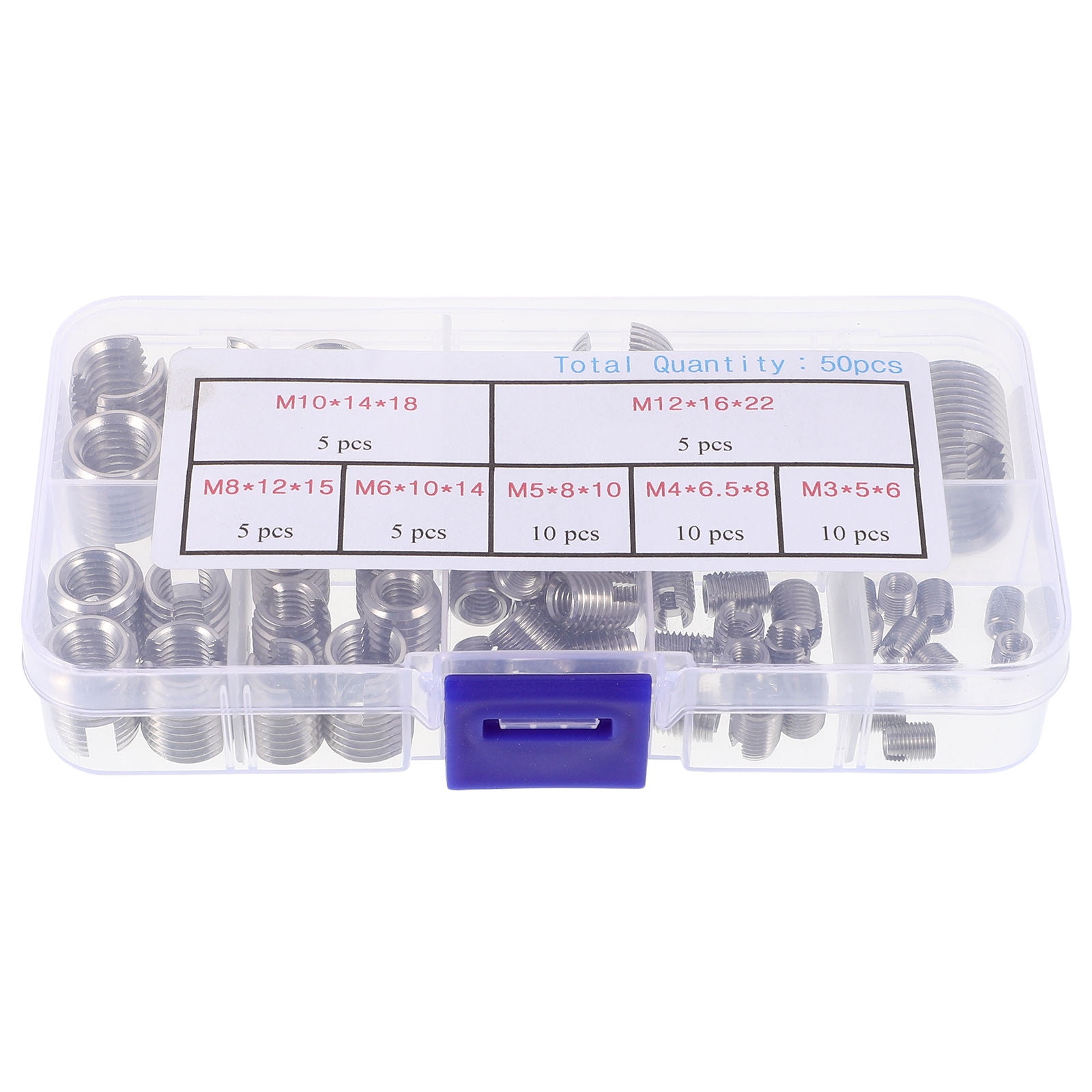 HOMEMAXS 50pcs Self Tapping Thread Repair Insert Kit with Stainless ...