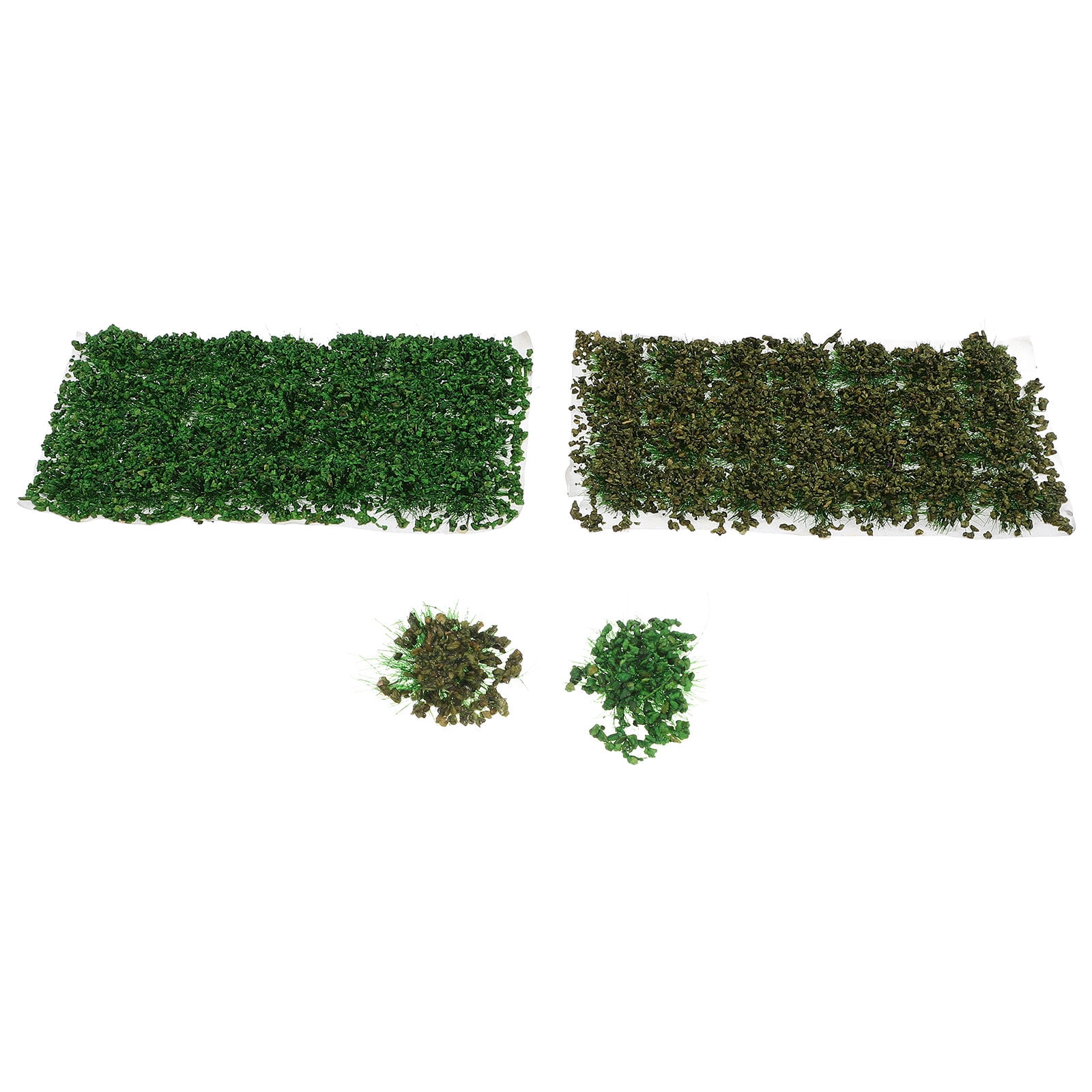 HOMEMAXS 56 Clusters of Miniature Plastic Grass Cluster Sand Table ...