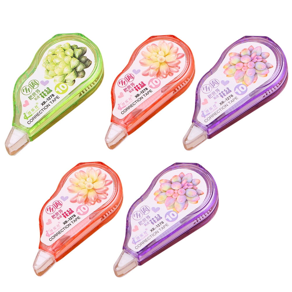 5PCS Correction Tape Universal Easy To Use Applicator Wipe Out ...