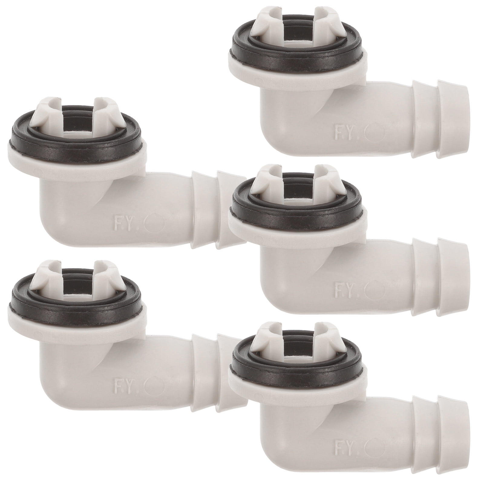HOMEMAXS 5Pcs Air Conditioner Drain Hose Connector 15mm Fitting ...