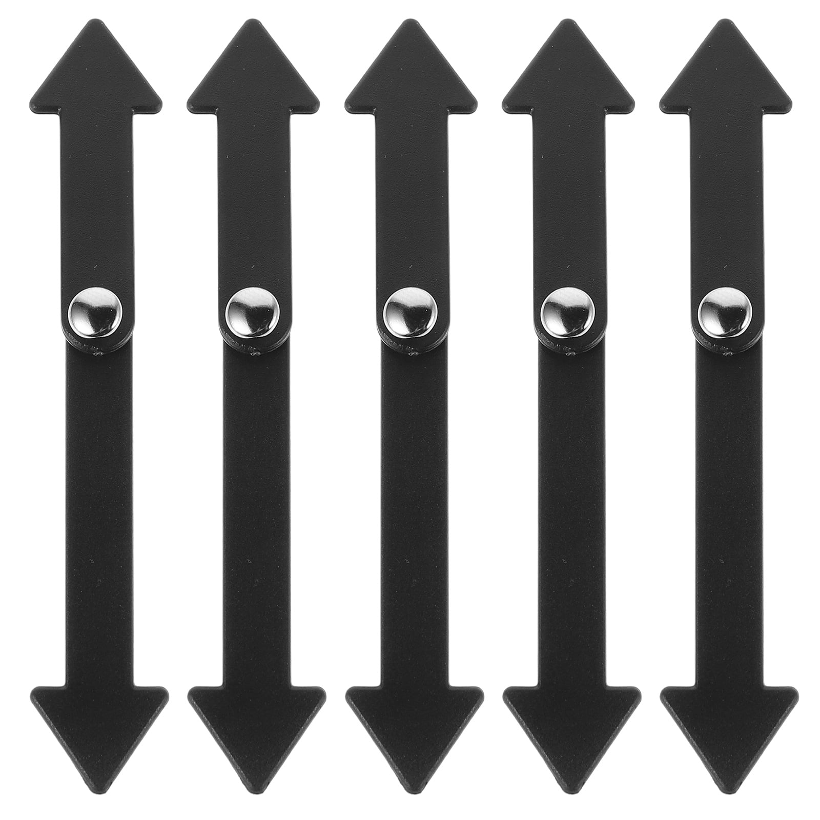 WEUVEB Classroom Teaching Clock Hands Black Plastic 5Pack for DIY ...