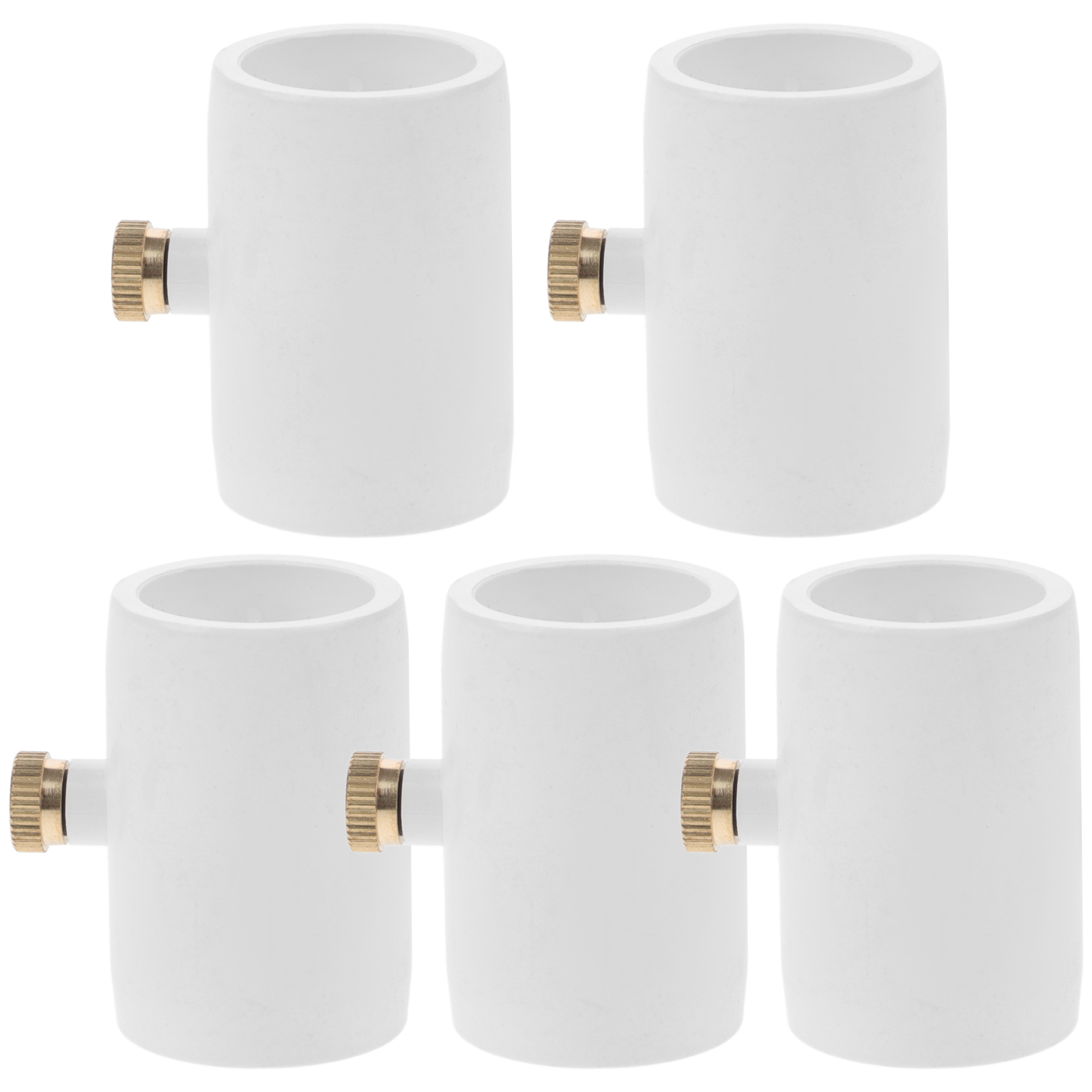 HOMEMAXS 5Pcs Misting Nozzle Replacement 1/2" PVC Pipe Connector with ...