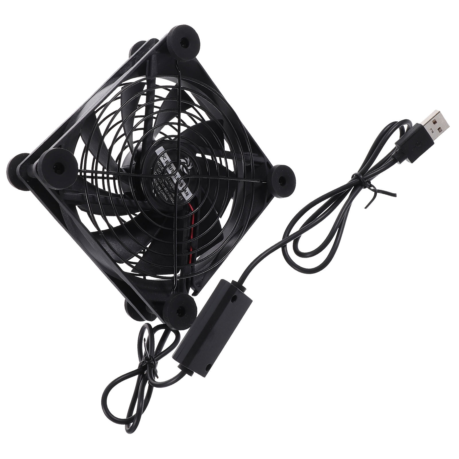 HOMEMAXS 5V 12cm USB Chassis Cooling Fan Mute Radiator Cooler Router ...