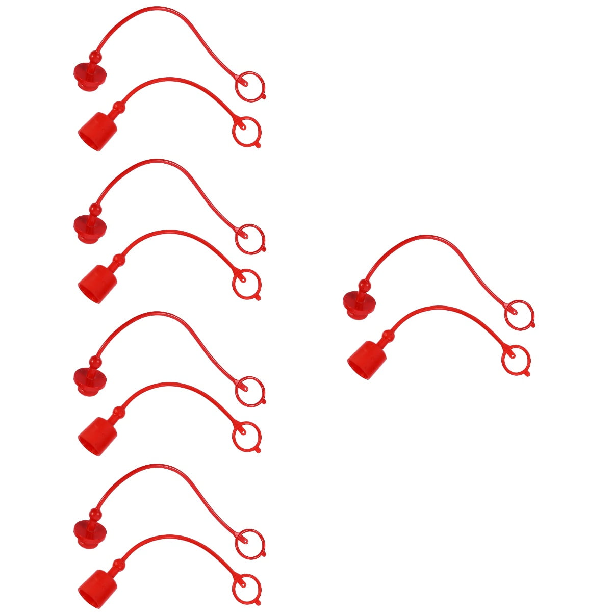 HOMEMAXS 5pcs 3/ 4 Hydraulic Coupler Cap, Male Female Quick Connector ...