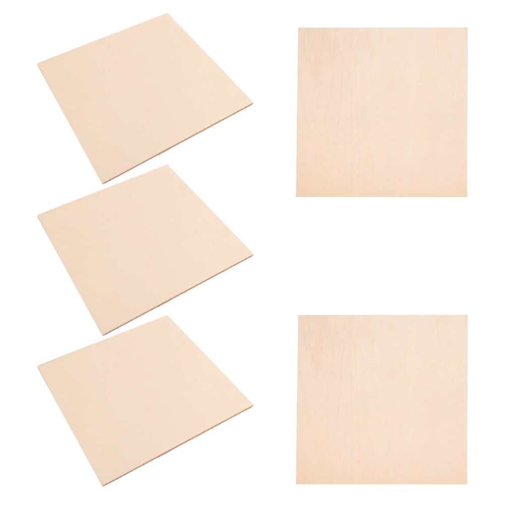 HOMEMAXS 5pcs Basswood Sheets Plywood Sheets Diy Craft Wood Sheets ...