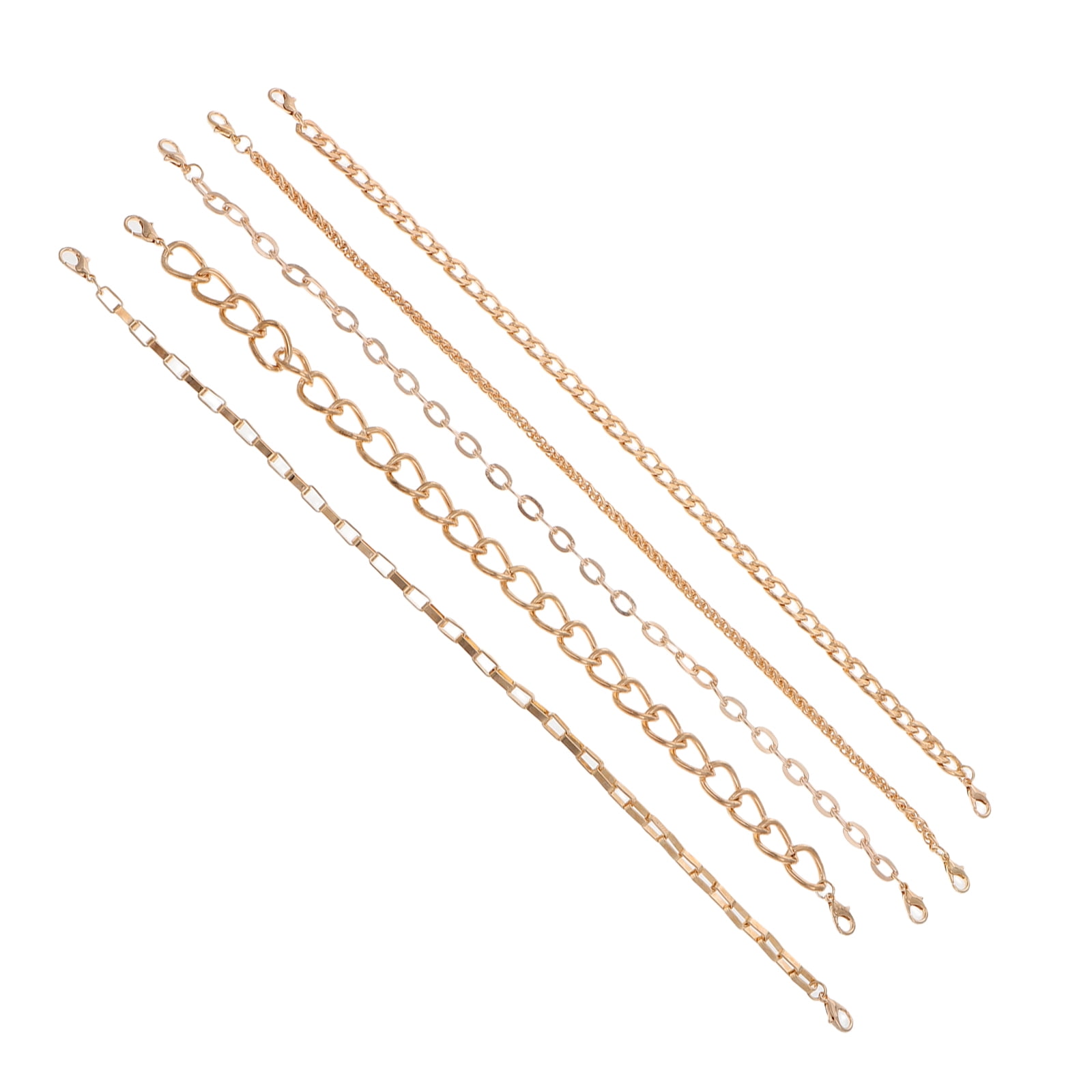 HOMEMAXS 5pcs Boho Style Hat Chain Detachable Metal Baseball Cap Chains ...