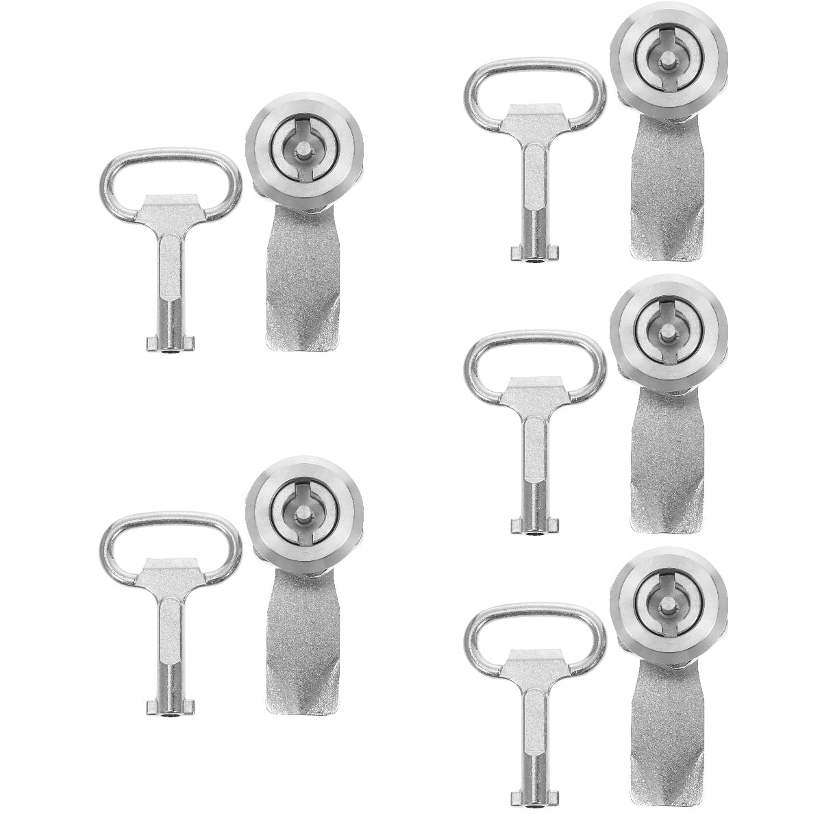 HOMEMAXS 5pcs Cabinet Door Locks Desk Drawer Lock Multi Functional ...