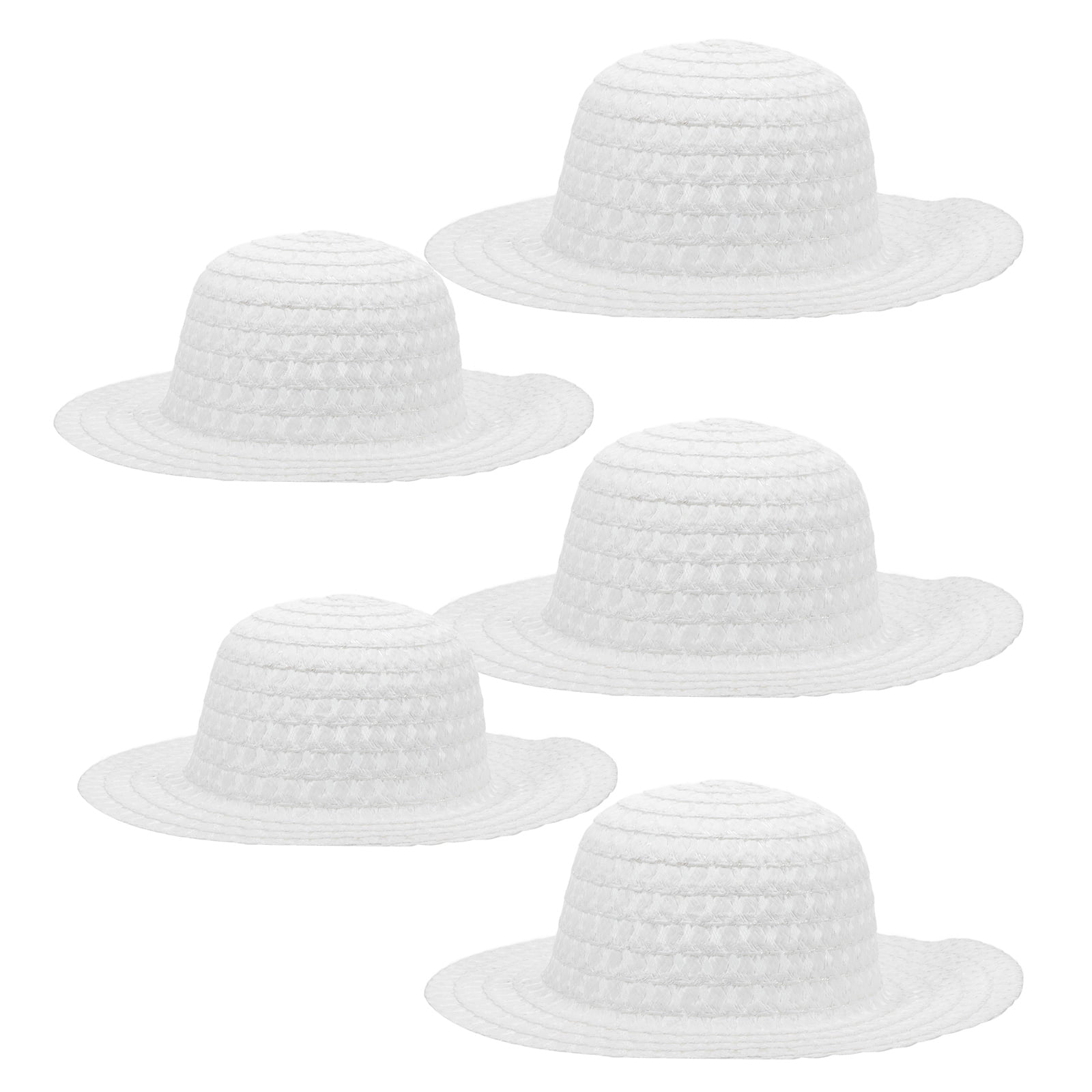 HOMEMAXS 5pcs Children's Diy DIY Painting Straw Hats Kids DIY Straw ...