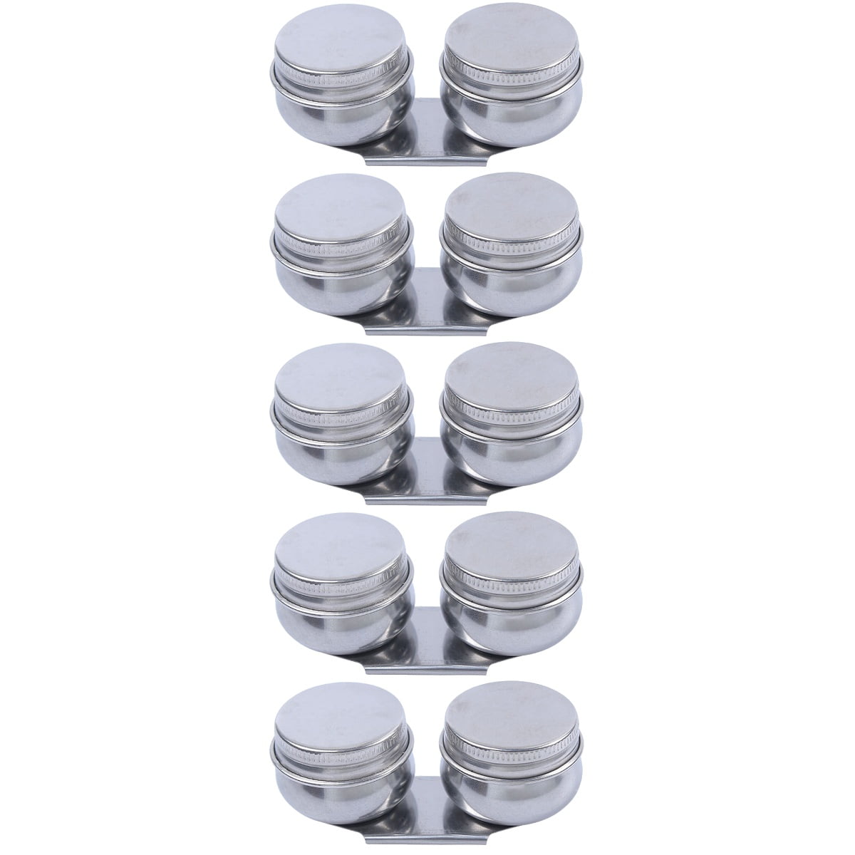 5pcs Double Palette Cup Stainless Steel Palette Cup with Lid Artist ...