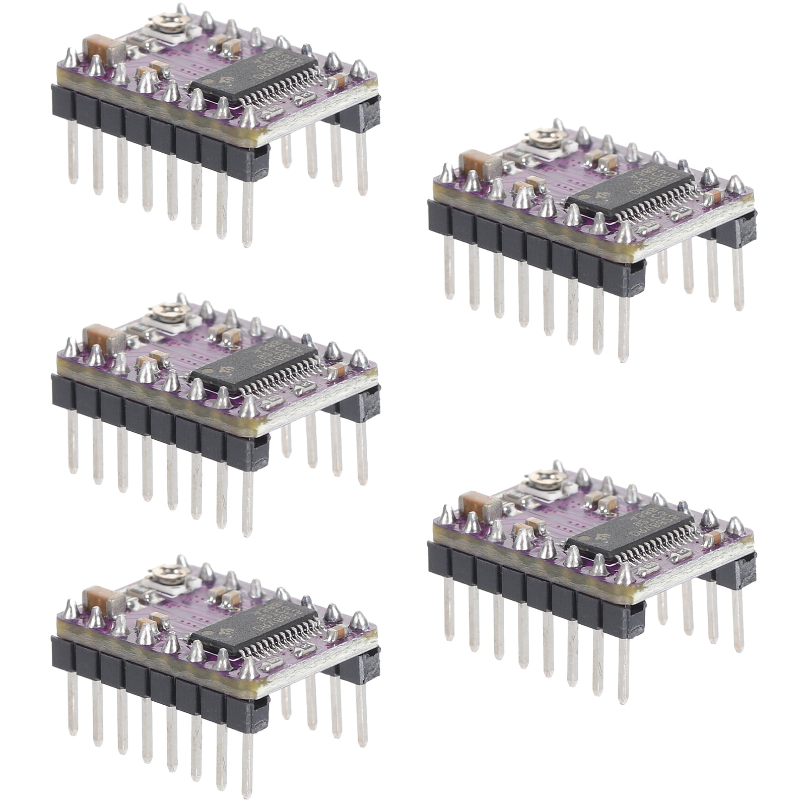 HOMEMAXS 5pcs Driver Module Stepper Motor Driver Module with Heat Sink ...