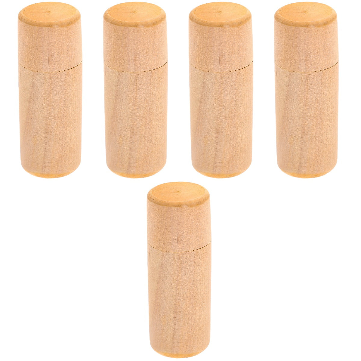 HOMEMAXS 5pcs Essential Oil Bottle Holder Small Bottle Holder Wooden ...