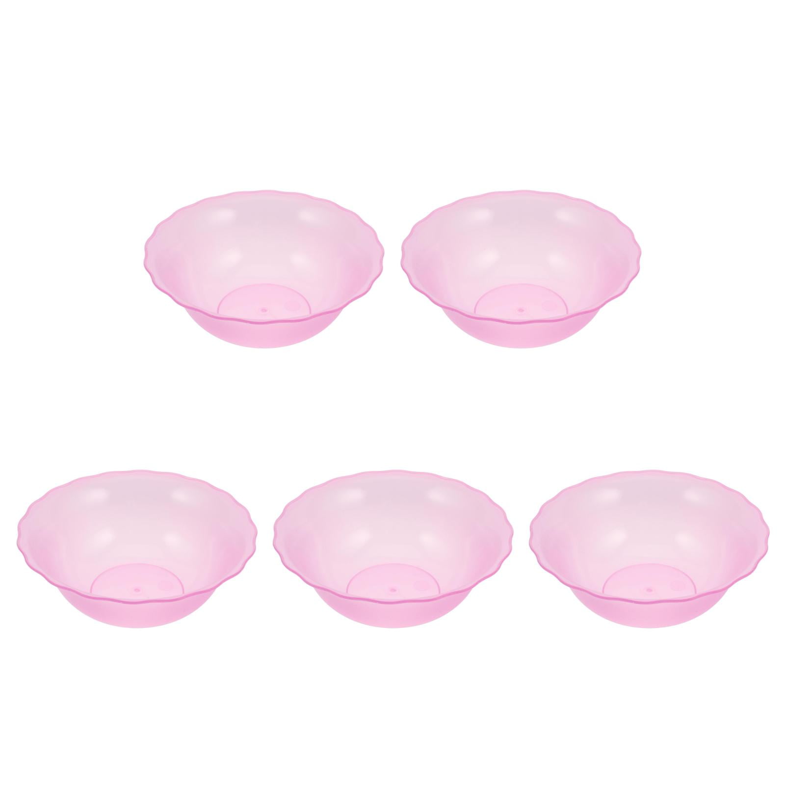 HOMEMAXS 5pcs Facial Washing Container Plastic Thicken Wash Basin Clear ...