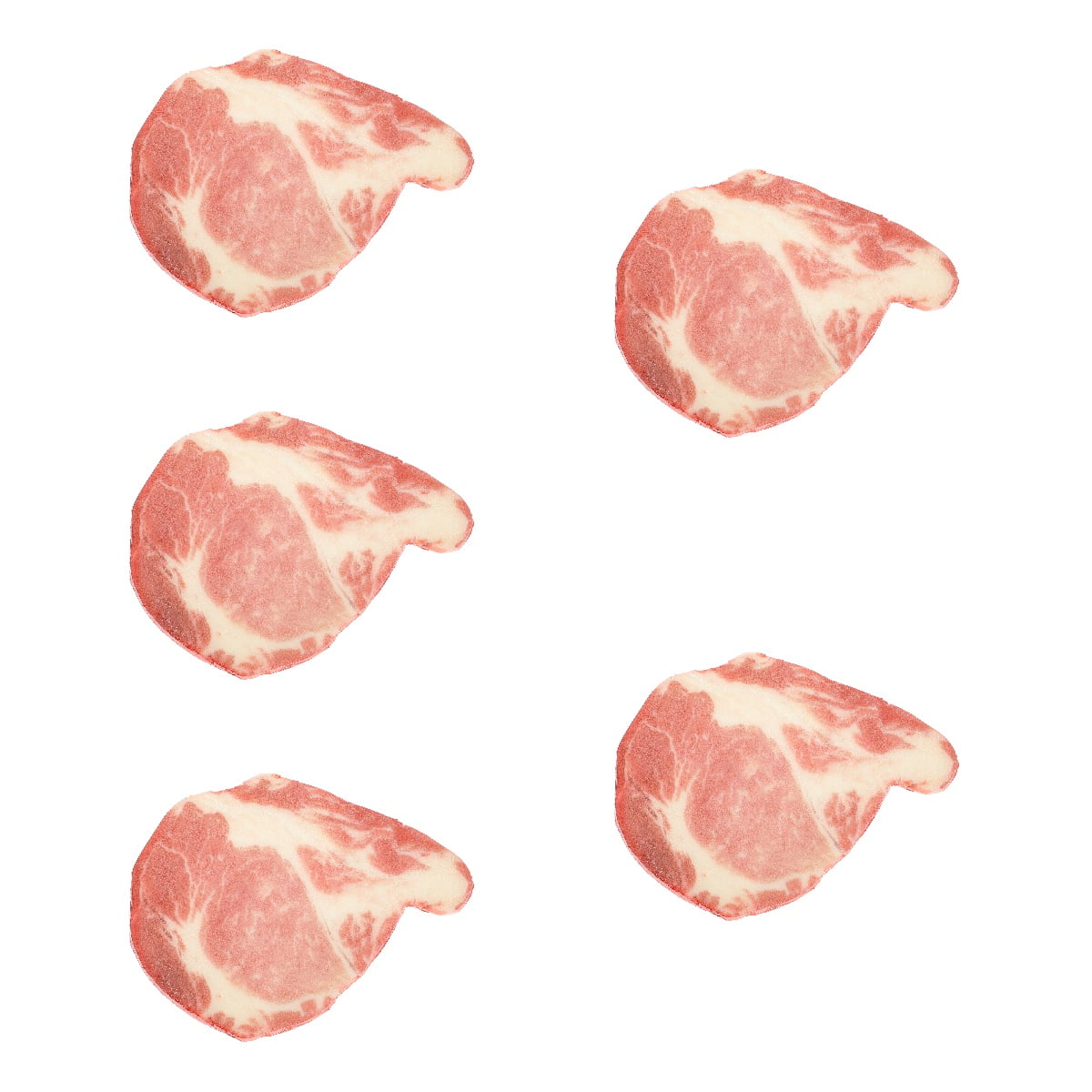 HOMEMAXS 5pcs Fake Meat Model Cooked Beef Model Artificial Food Model ...