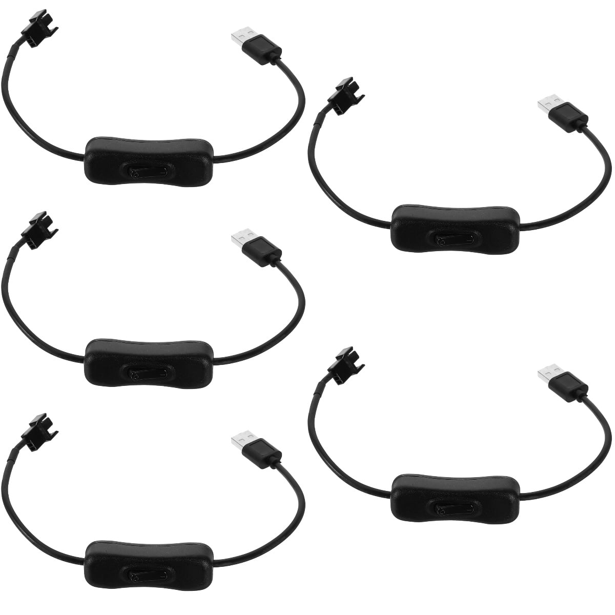 HOMEMAXS 5pcs Fan Adapter Cable USB To Cable Fan Connector Cable Fan ...