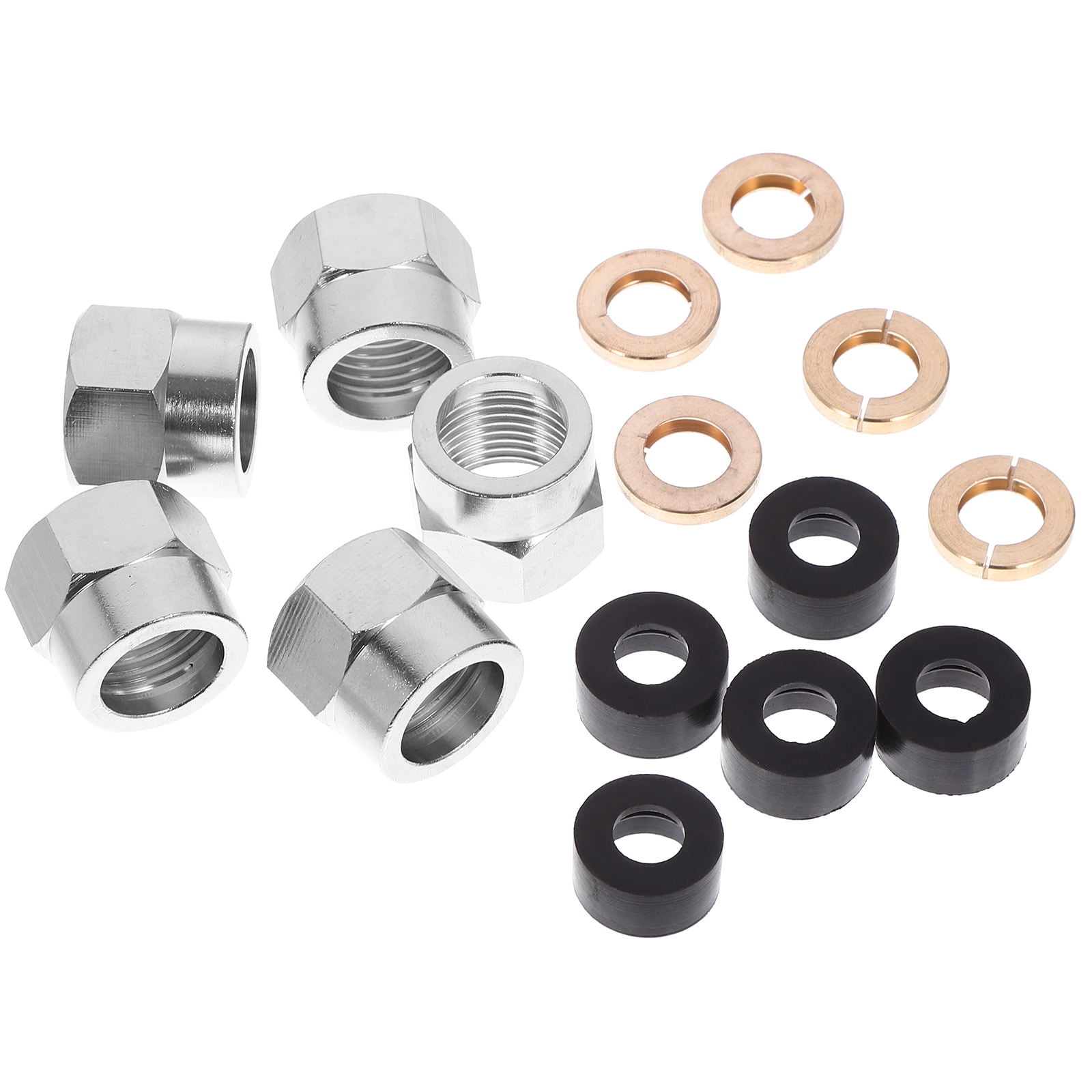 HOMEMAXS 5pcs Gas Connector 3/8 Inch Replacement Gas Tube Fitting Flare ...