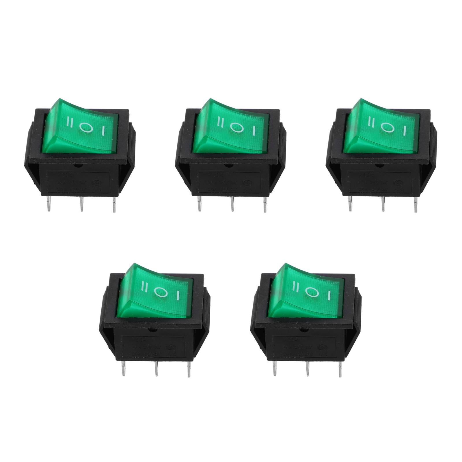 HOMEMAXS 5pcs High Power Rocker Switch For Rv Generator On And Off ...