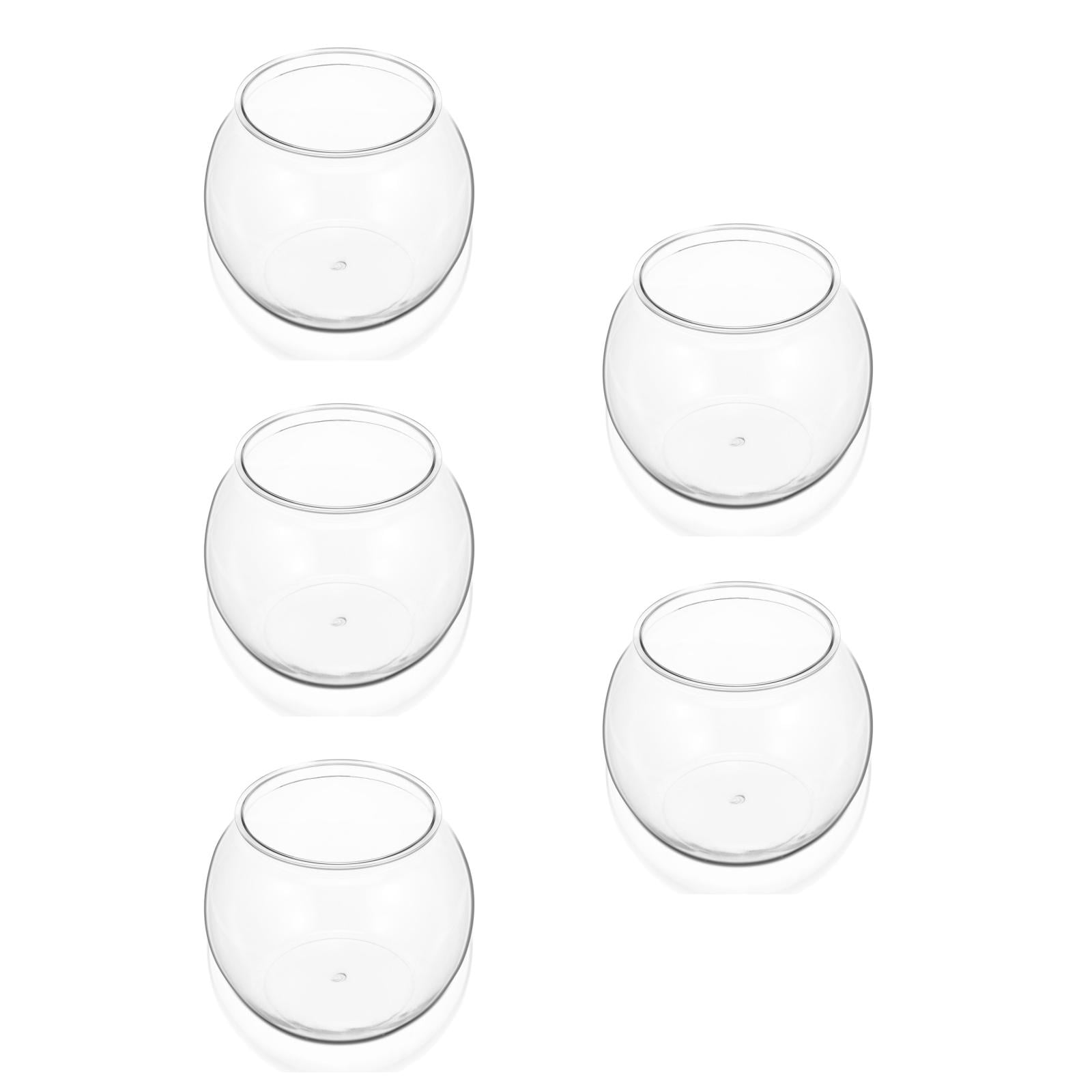 HOMEMAXS 5pcs Household Fish Bowl Small Aquarium Tank Small Goldfish ...