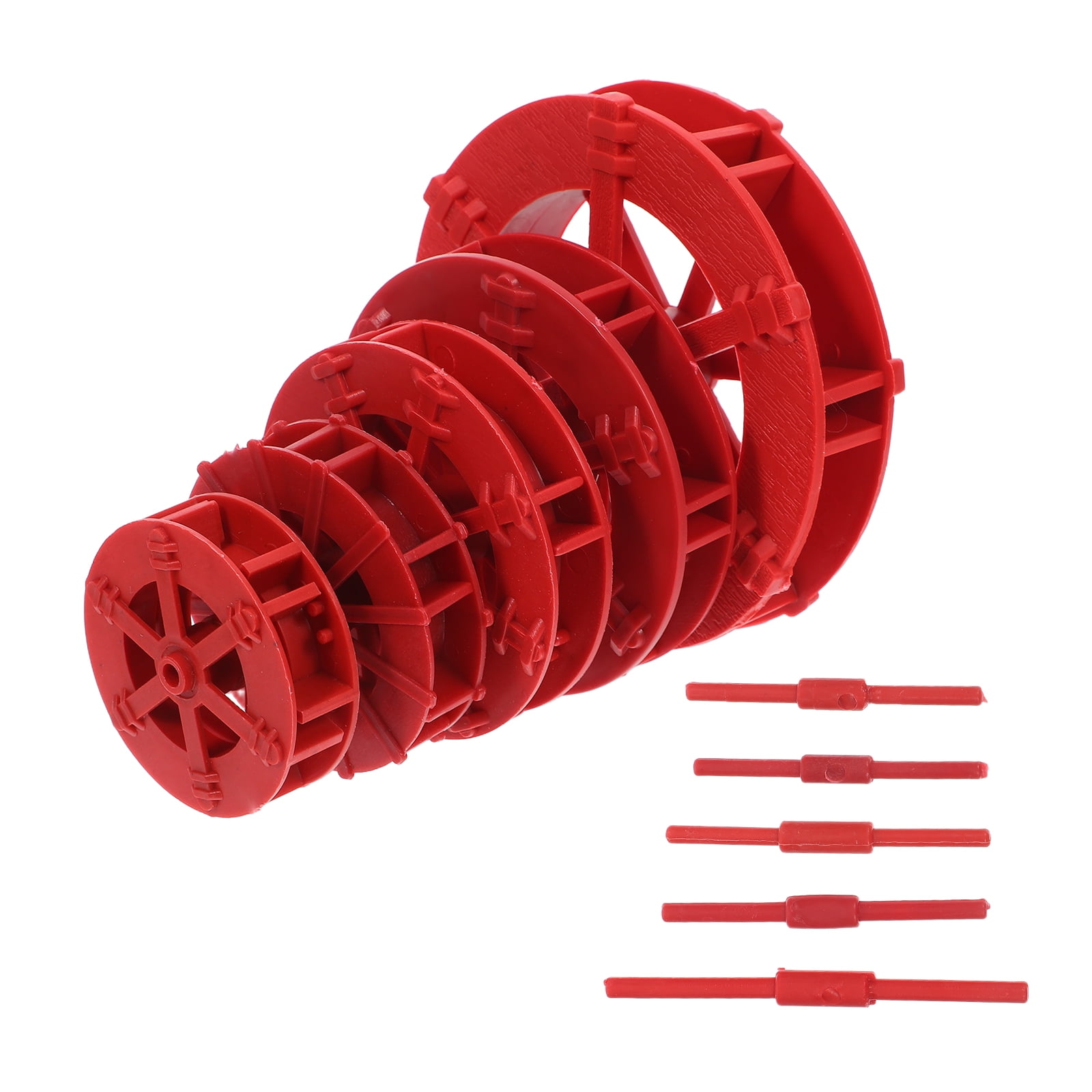 HOMEMAXS 5pcs Landscaping Water Fountain Wheels For Fish Tank Micro ...