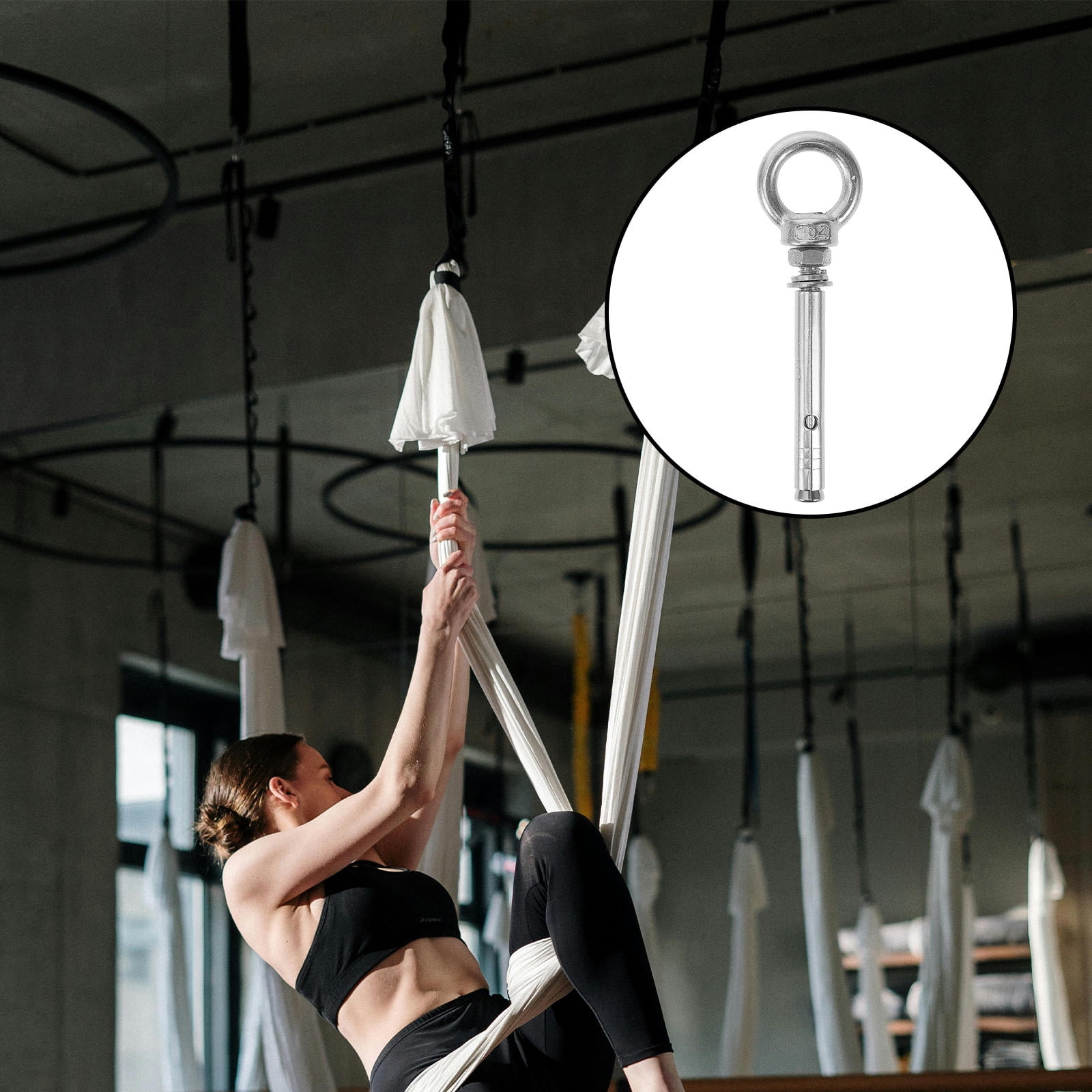 HOMEMAXS 5pcs Lifting Ring Eye Bolt Stainless Steel Eye Bolt Hanger ...