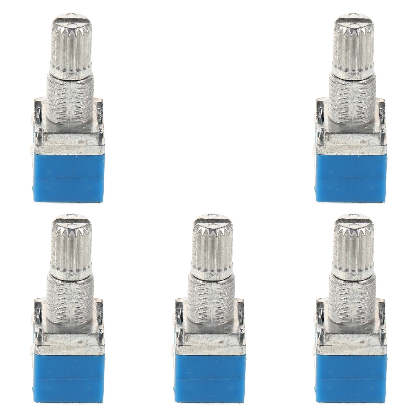HOMEMAXS 5pcs Lightweight Rotary Encoder Metal Body Digital Potentiometer Switch Accessories ...