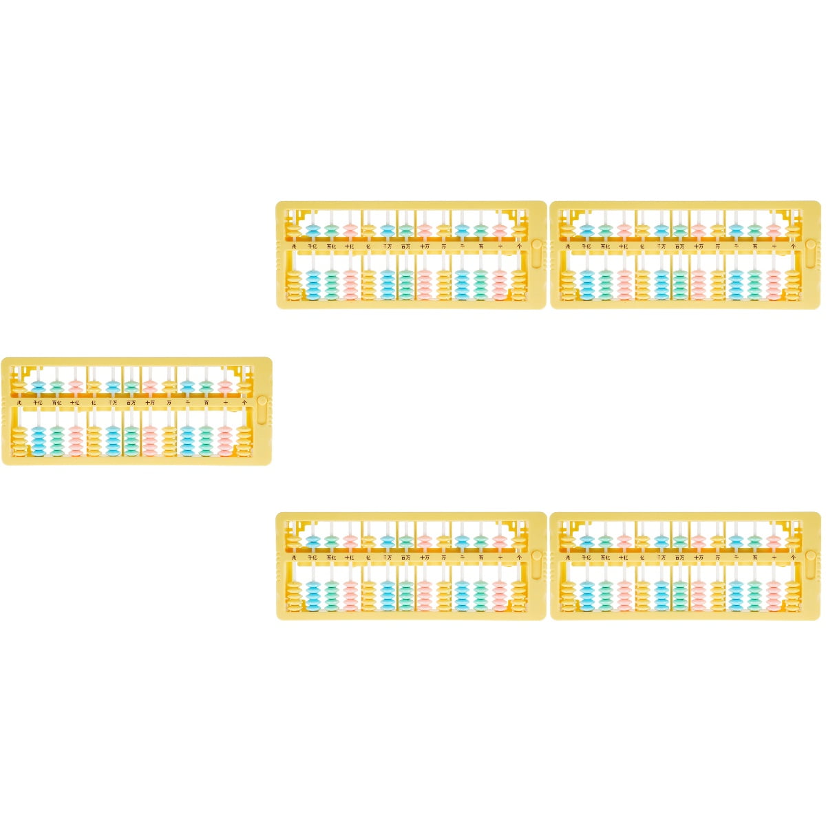 HOMEMAXS 5pcs Math Tool Elementary School Counting Frame 13 Column ...
