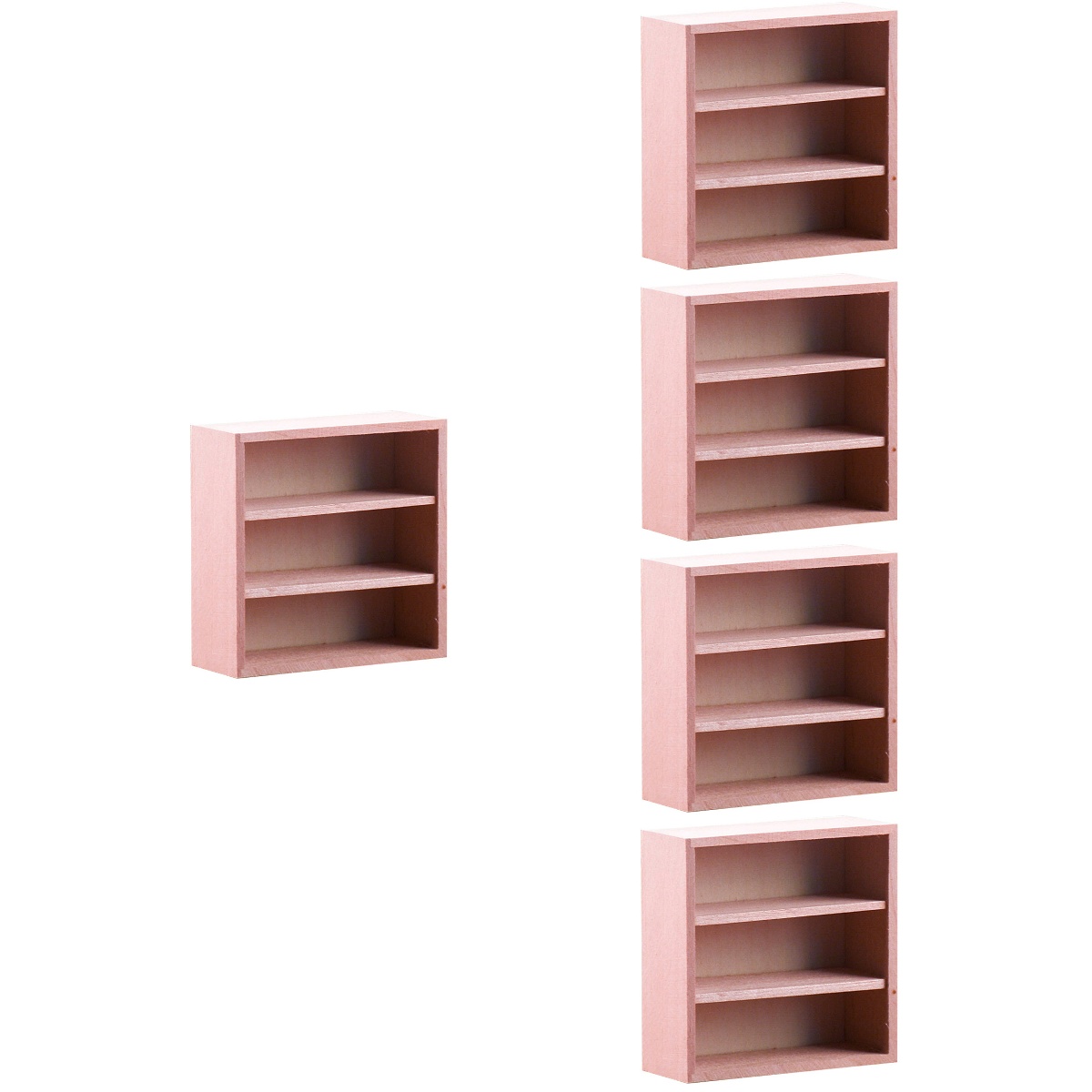 HOMEMAXS 5pcs Miniature Cabinet Model Toy Mini House Cabinet Doll House ...