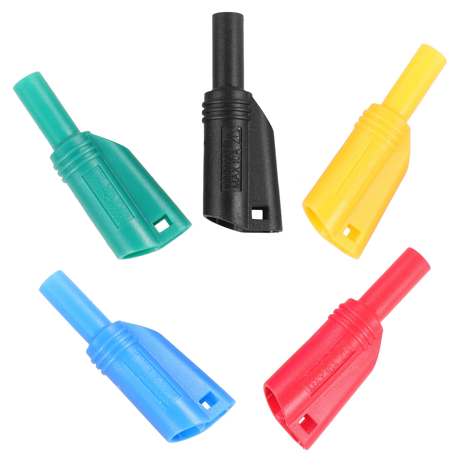 HOMEMAXS 5pcs Multimeter Banana Plug Adapters Small Banana Plugs ...