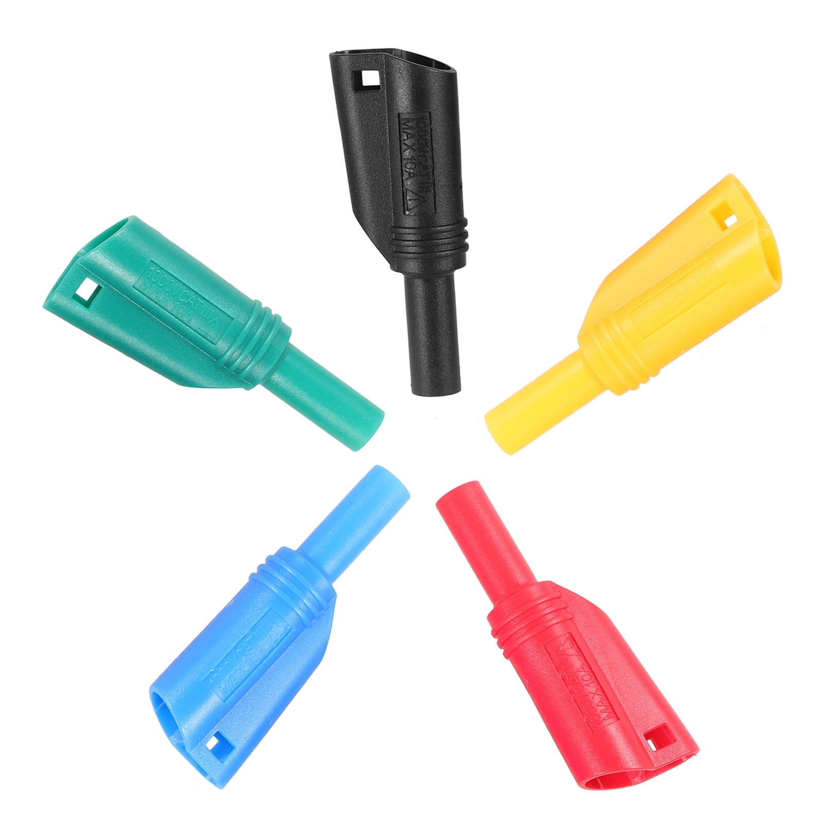 HOMEMAXS 5pcs Multimeter Banana Plug Adapters Small Banana Plugs ...
