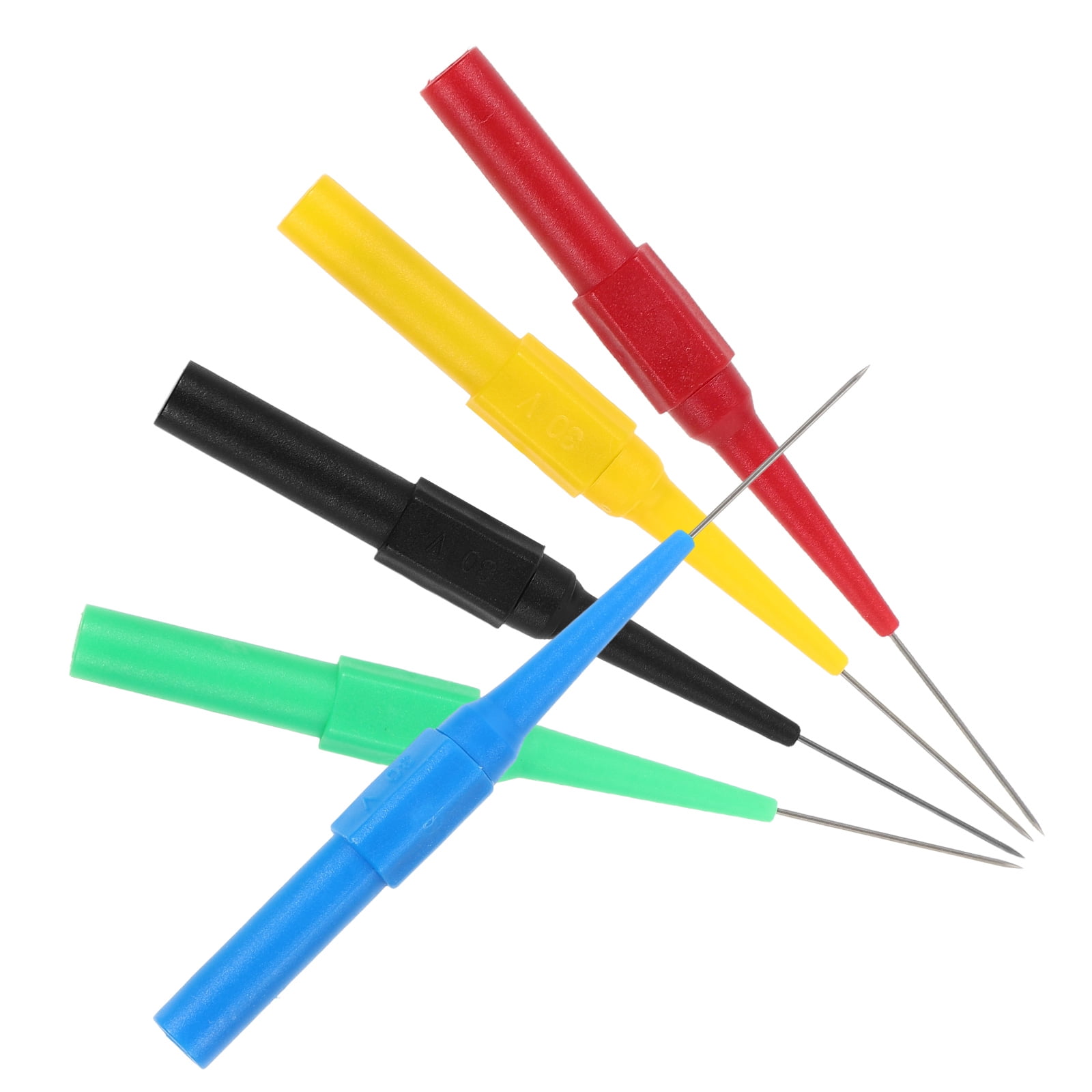 HOMEMAXS 5pcs Multimeter Probe Pin Back Test Probe Multimeter Detection ...