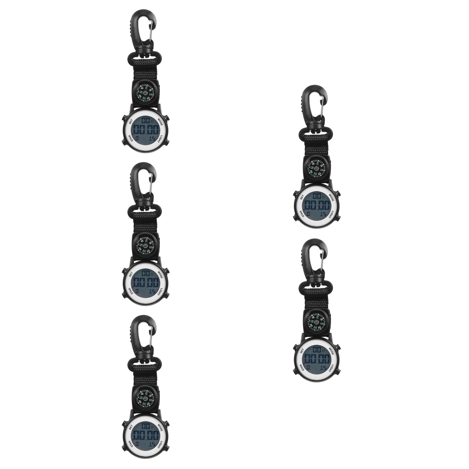 HOMEMAXS 5pcs Multipurpose Hanging Watch Electronic Pocket Watch ...