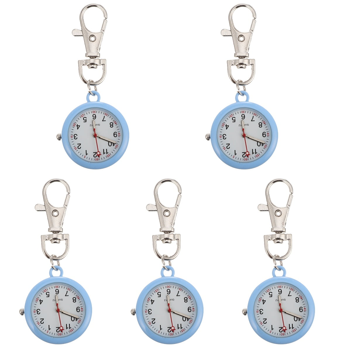 HOMEMAXS 5pcs Nurse badge reel retractable watch Watch Lapel Watches ...