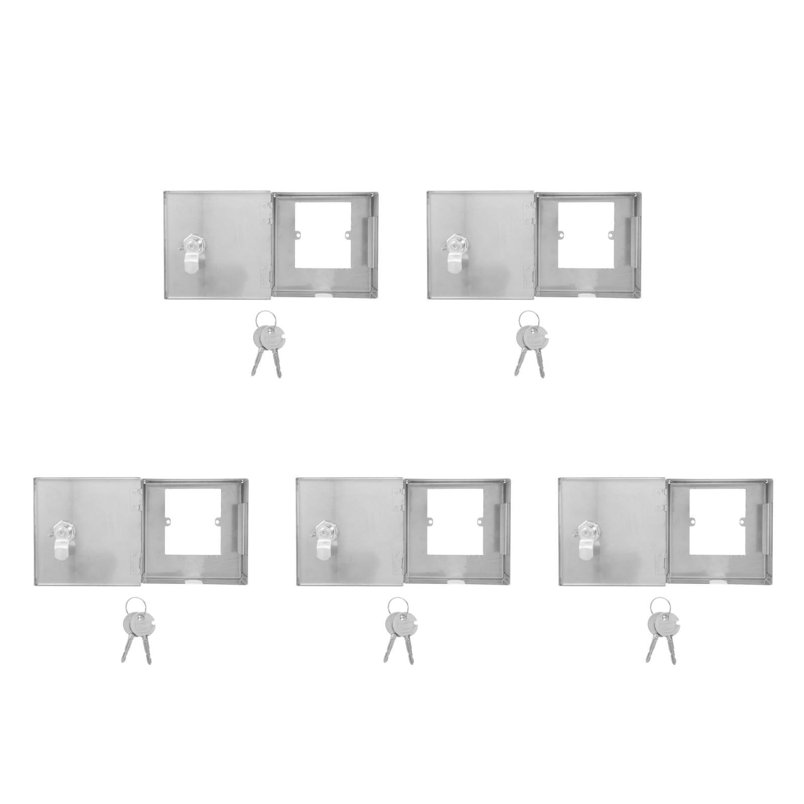 HOMEMAXS 5pcs Outdoor Electrical Box Metal Waterproof Enclosure ...