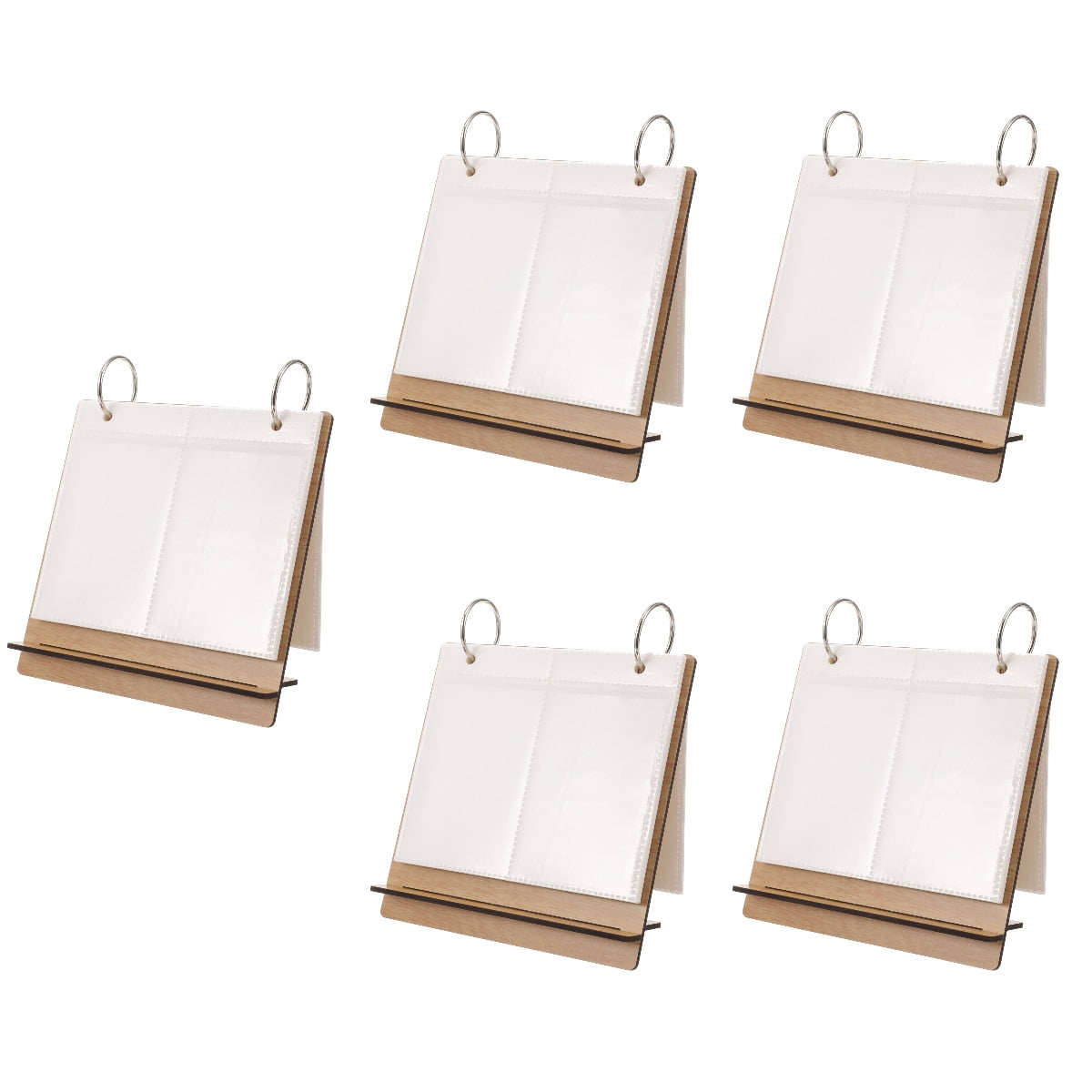 HOMEMAXS 5pcs Photo Desk Album Calendar Style Photo Frame Mini Photo ...