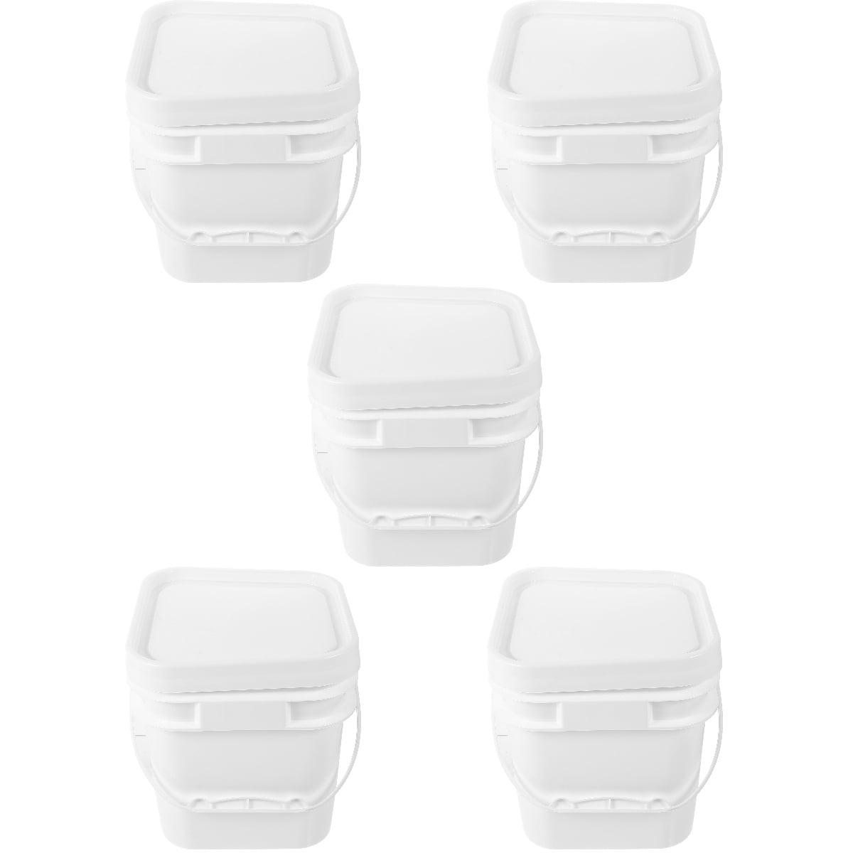 HOMEMAXS 5pcs Plastic Pail Paint Pail Paint Container Paint Packaging ...